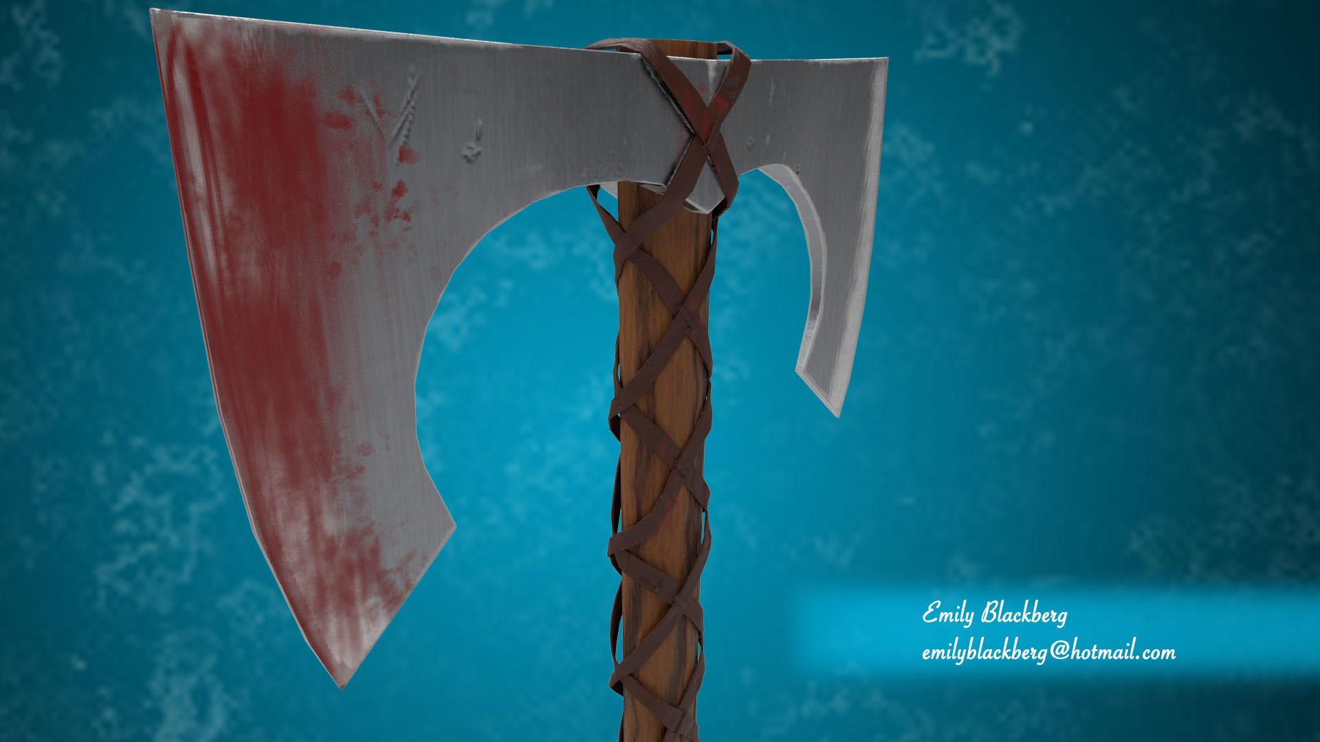 ArtStation - Battle Axe "Riverheart" Break Down