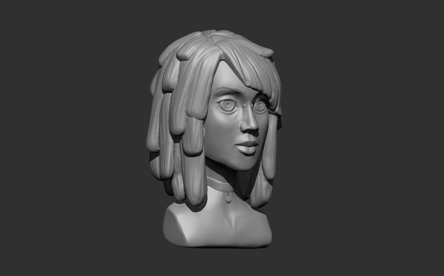 ArtStation - Girl bust study