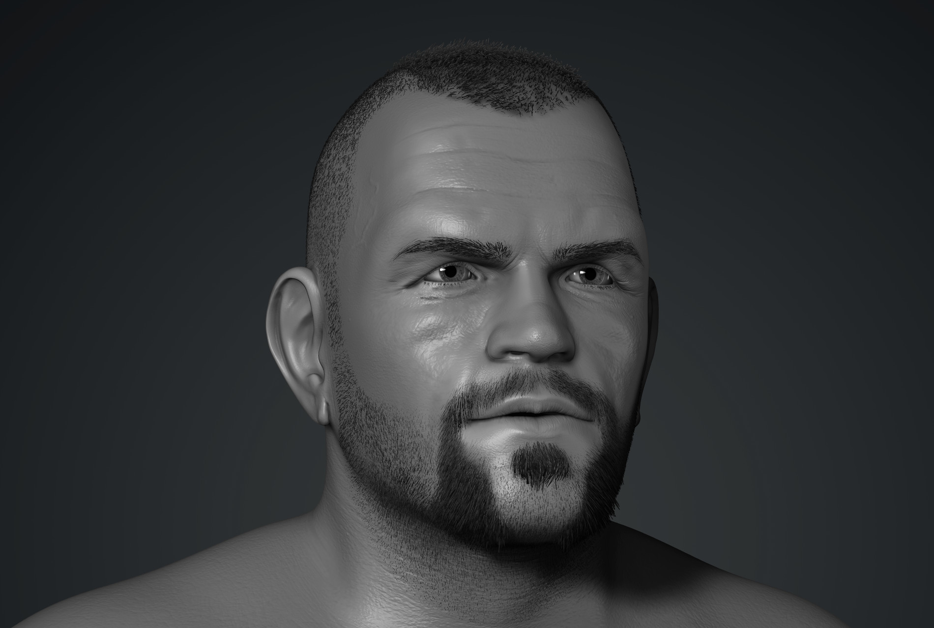 ArtStation - Man's 3D portrait