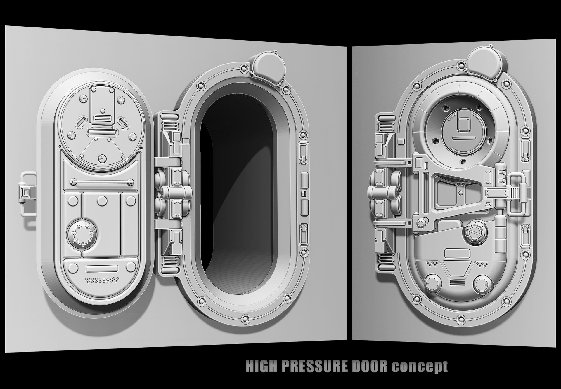 ArtStation - High pressure door concept