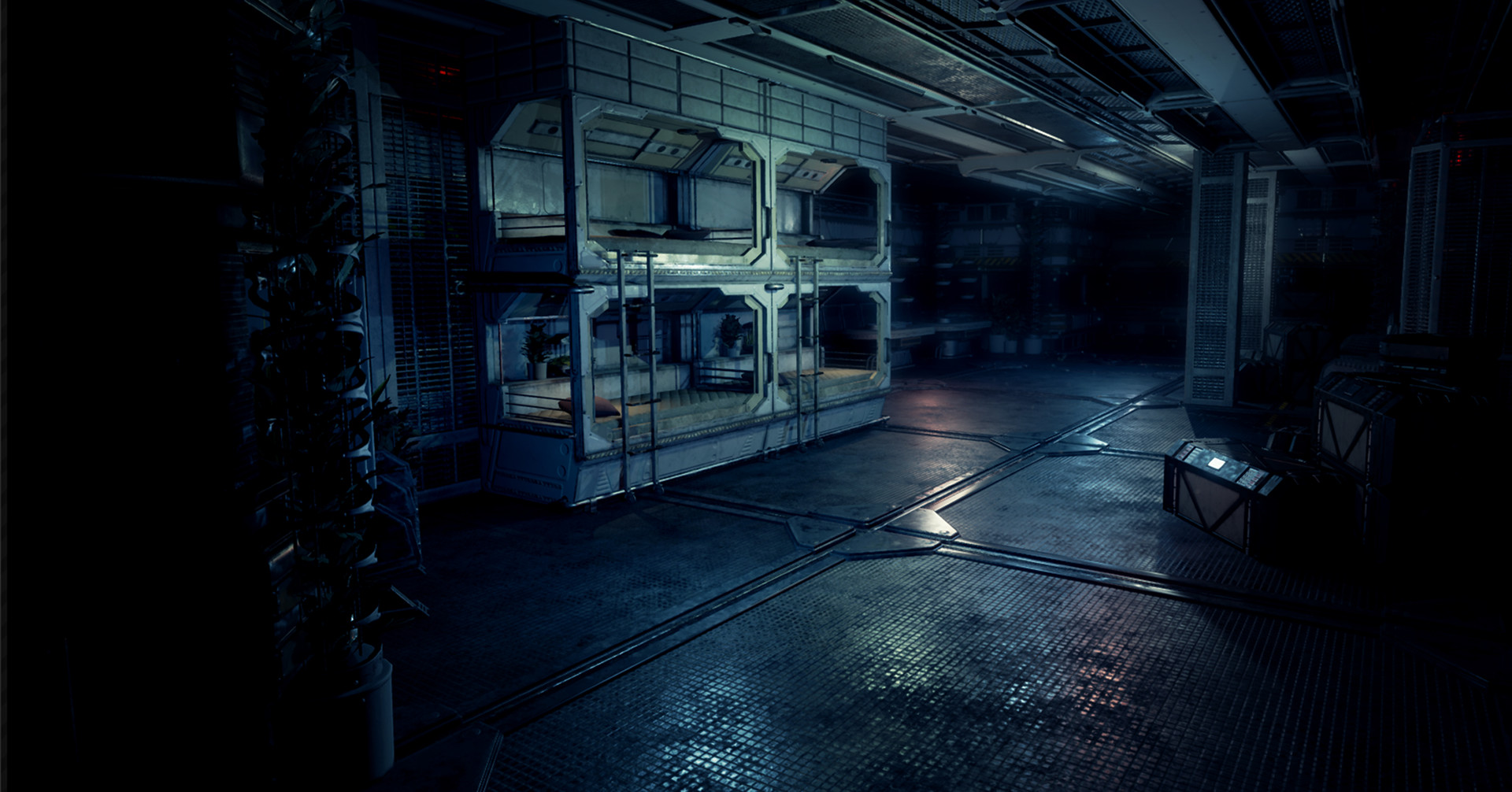 ArtStation - Sci-Fi bunk bed