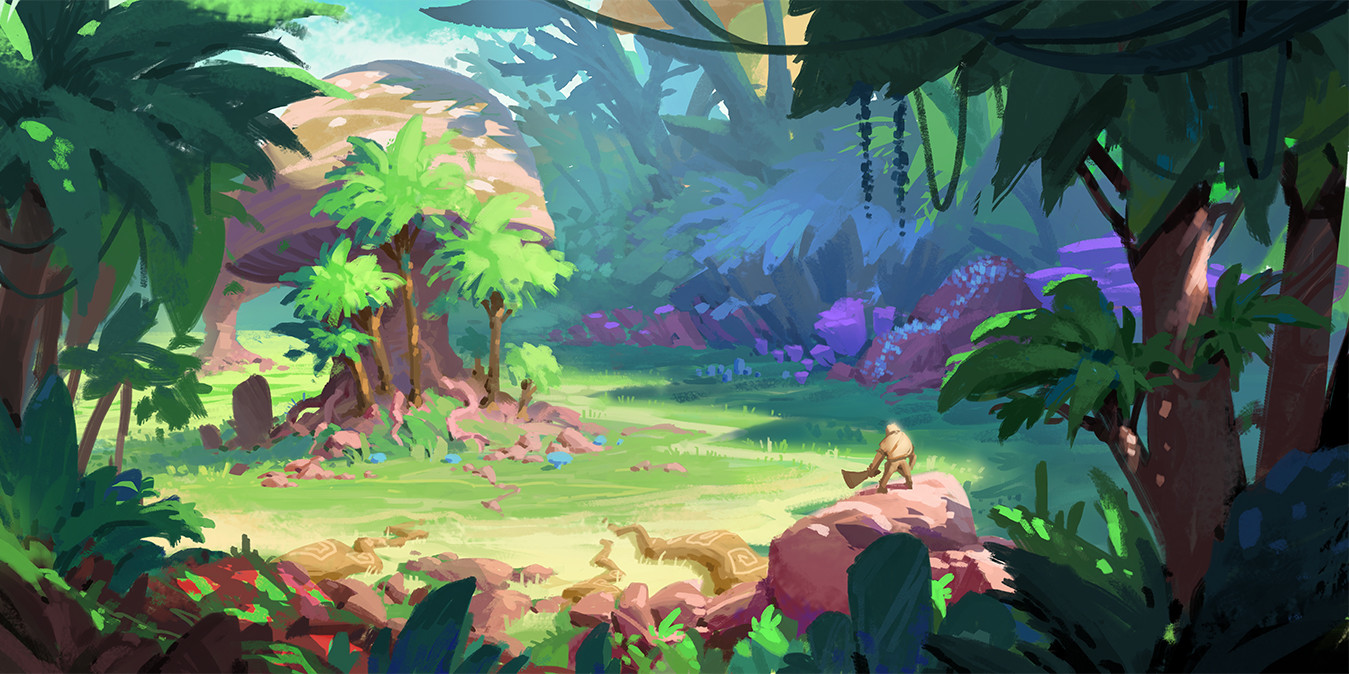 ArtStation - Forest adventure adventures of the story