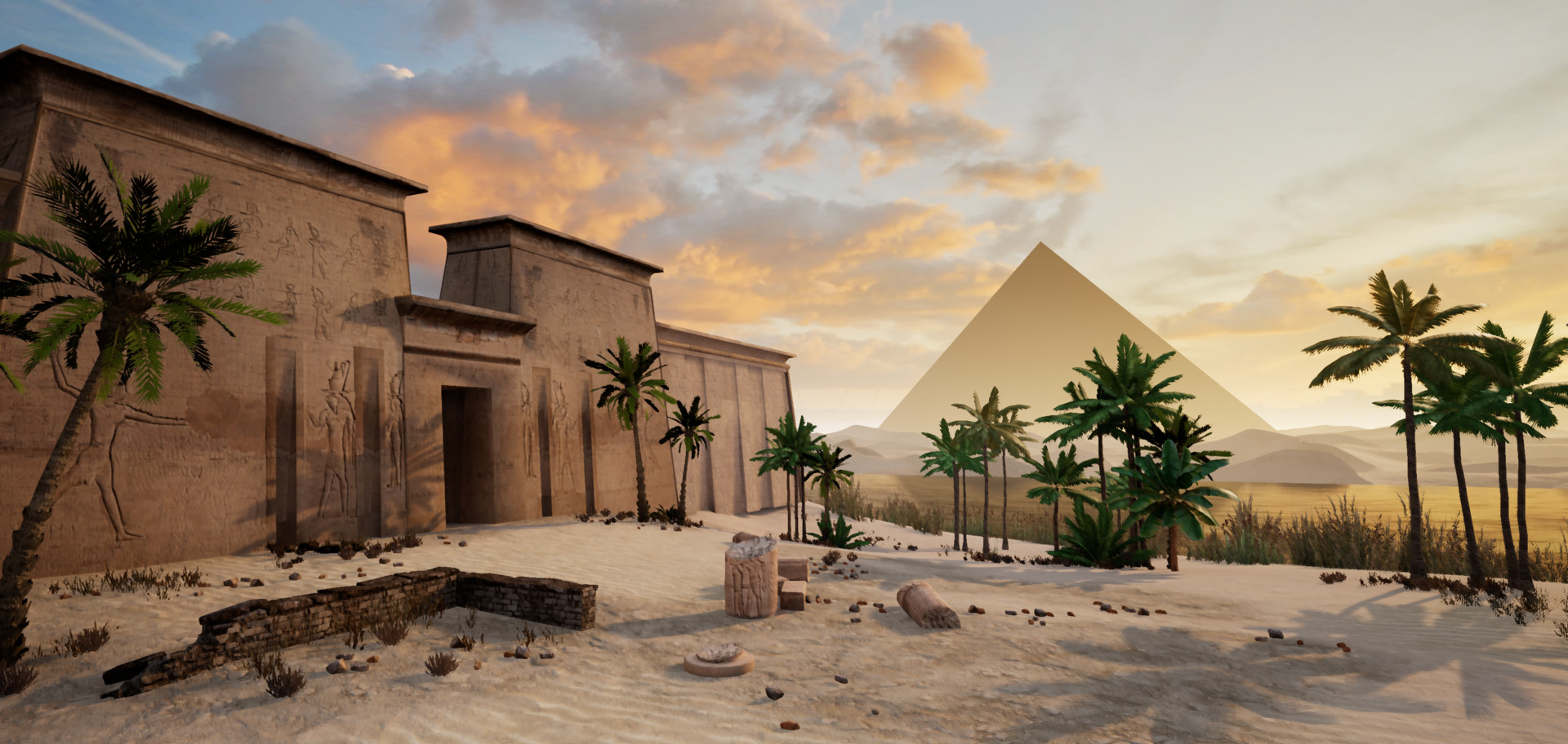 ArtStation - Egyptian temple