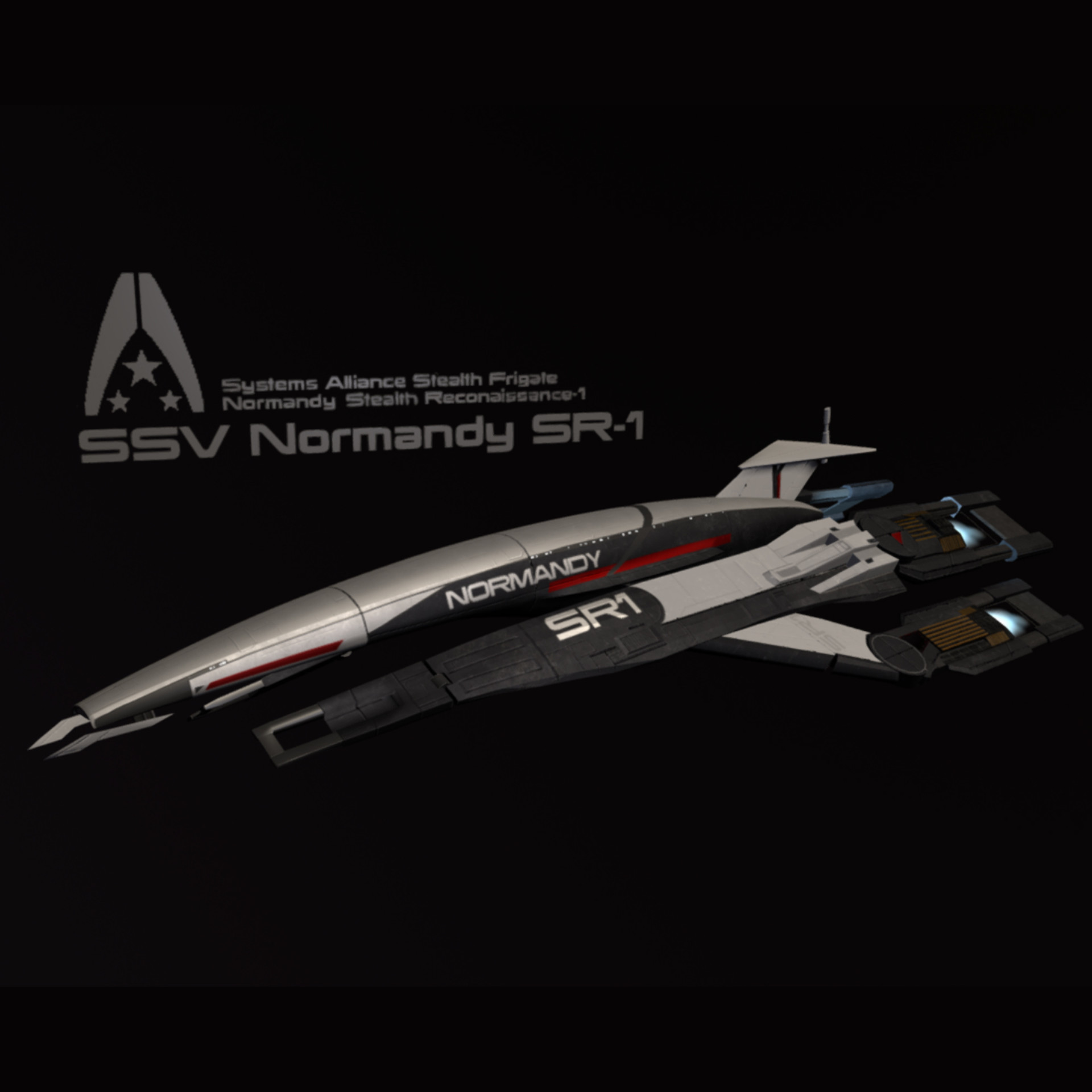 ArtStation - SSV Normandy SR-1 Fan Art