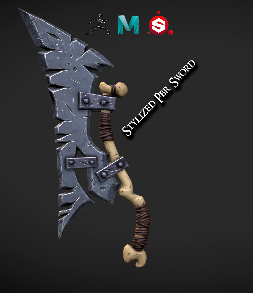 ArtStation - Stylized PBR Sword