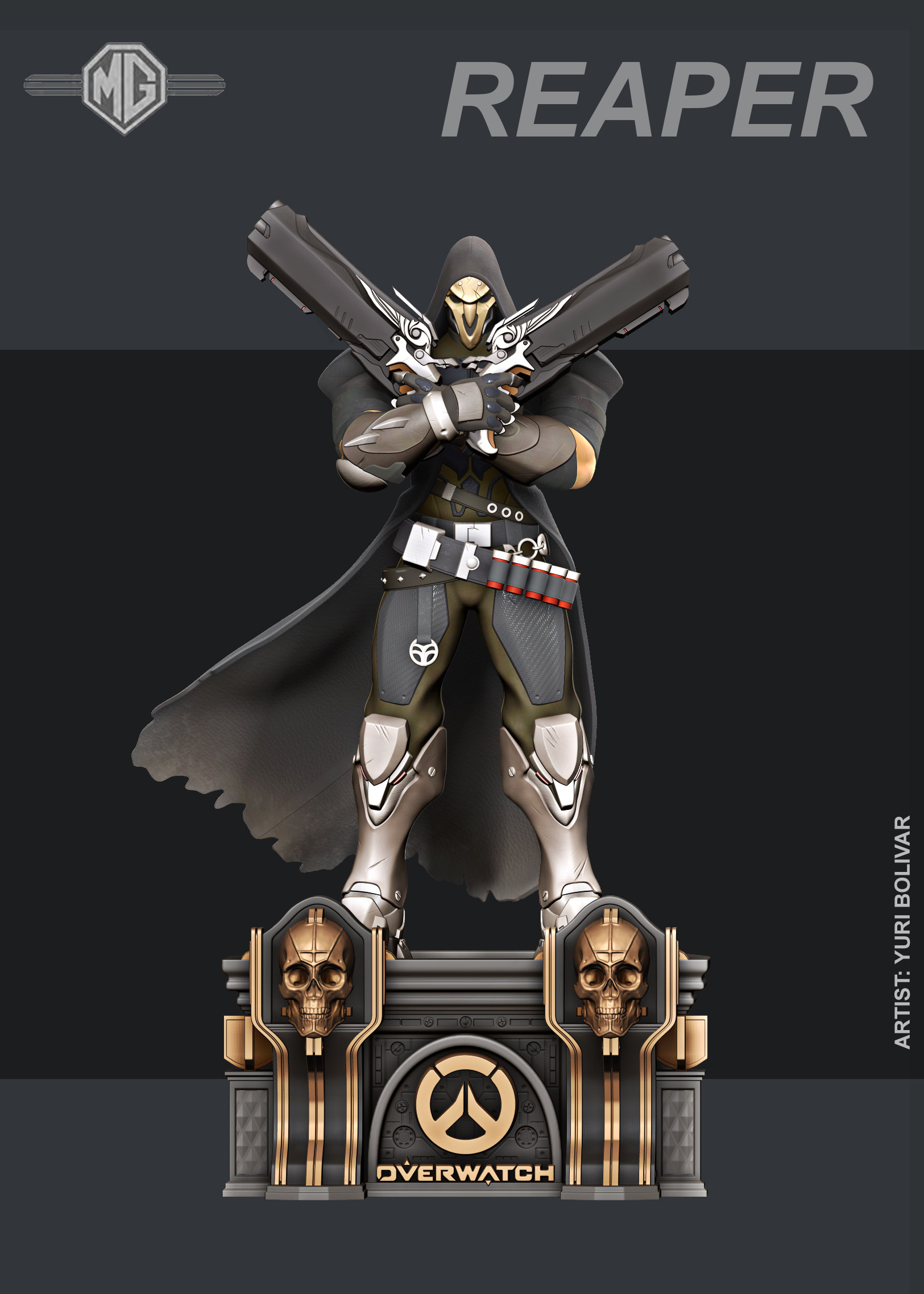 ArtStation - Reaper - Overwatch