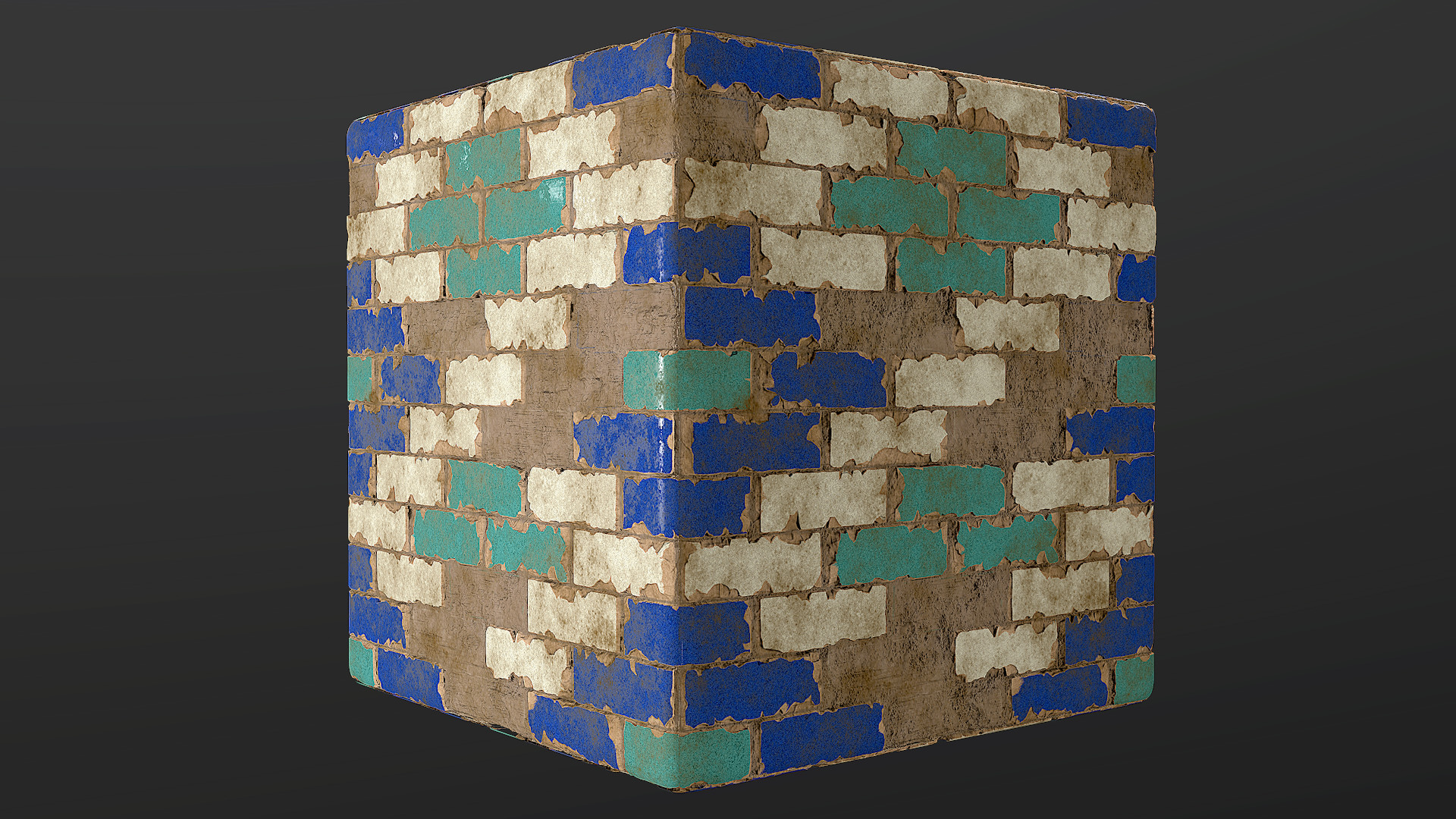 ArtStation - Colorful bricks - substance designer
