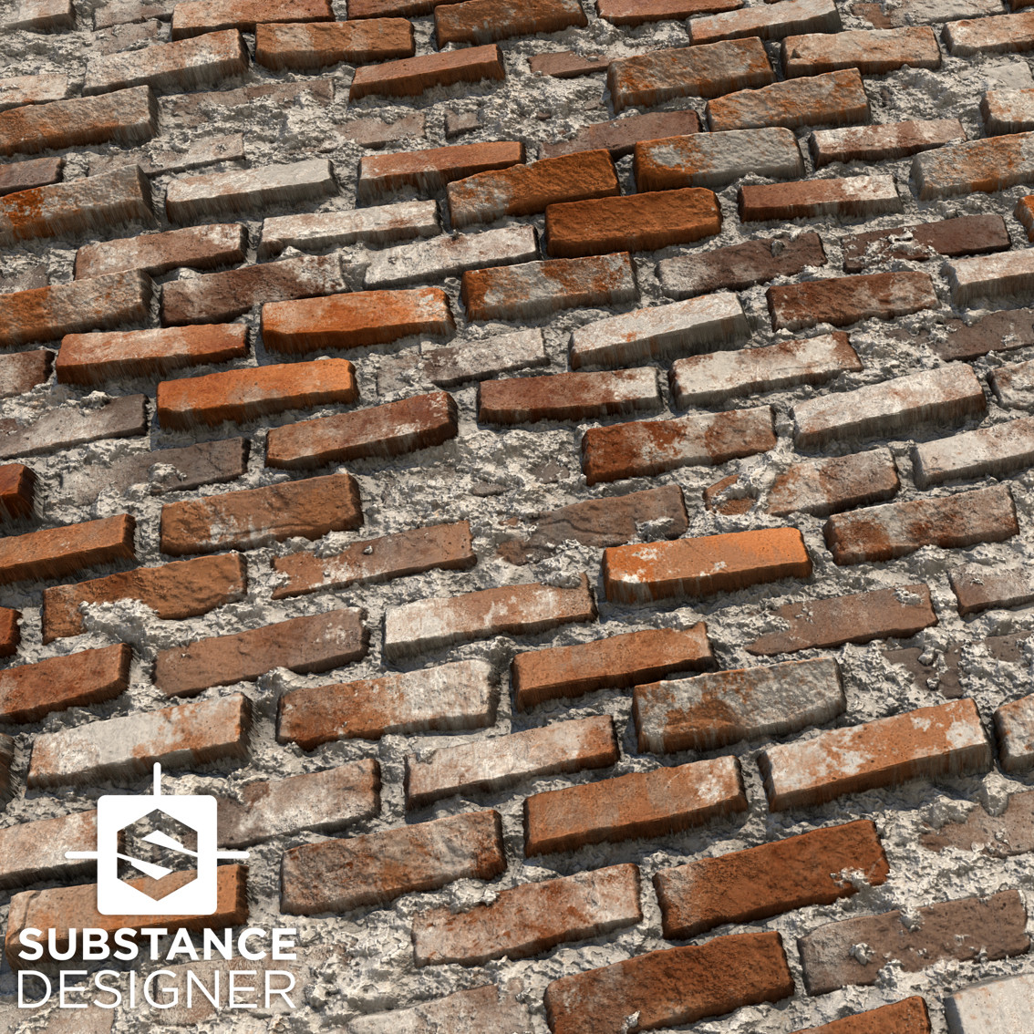 ArtStation - Messy Brick Wall