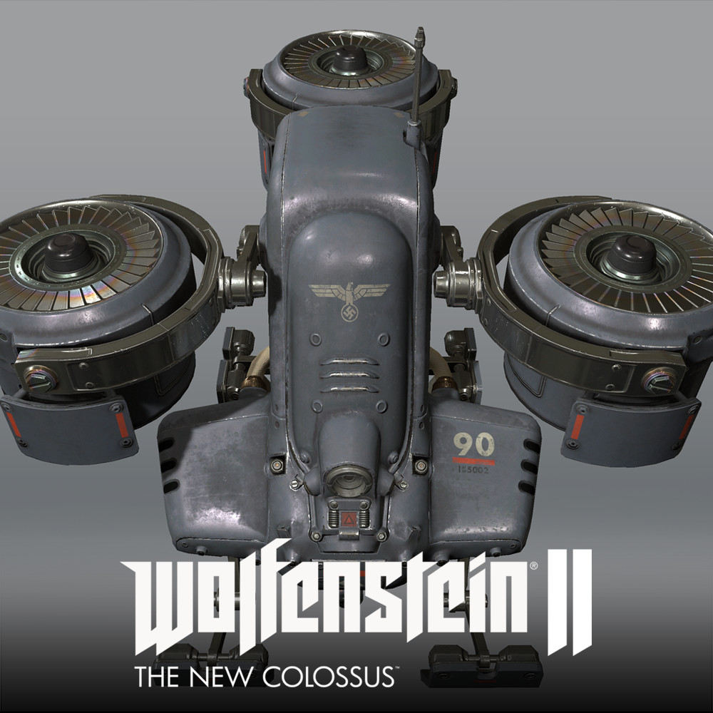 ArtStation - Wolfenstein 2: Kampfdrohne