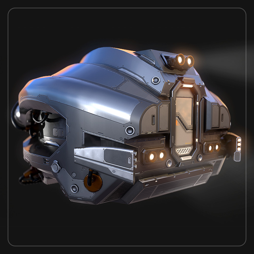 ArtStation - Sci-Fi Escape Pod