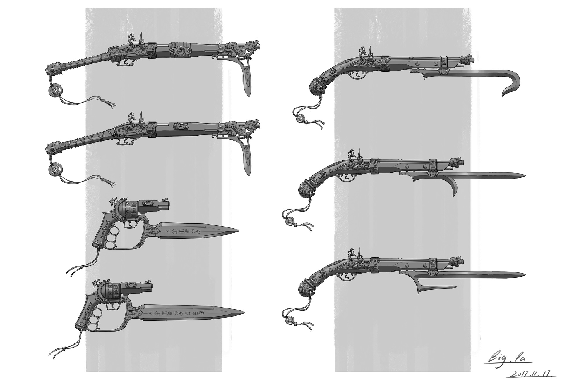 ArtStation - Antique firearms design