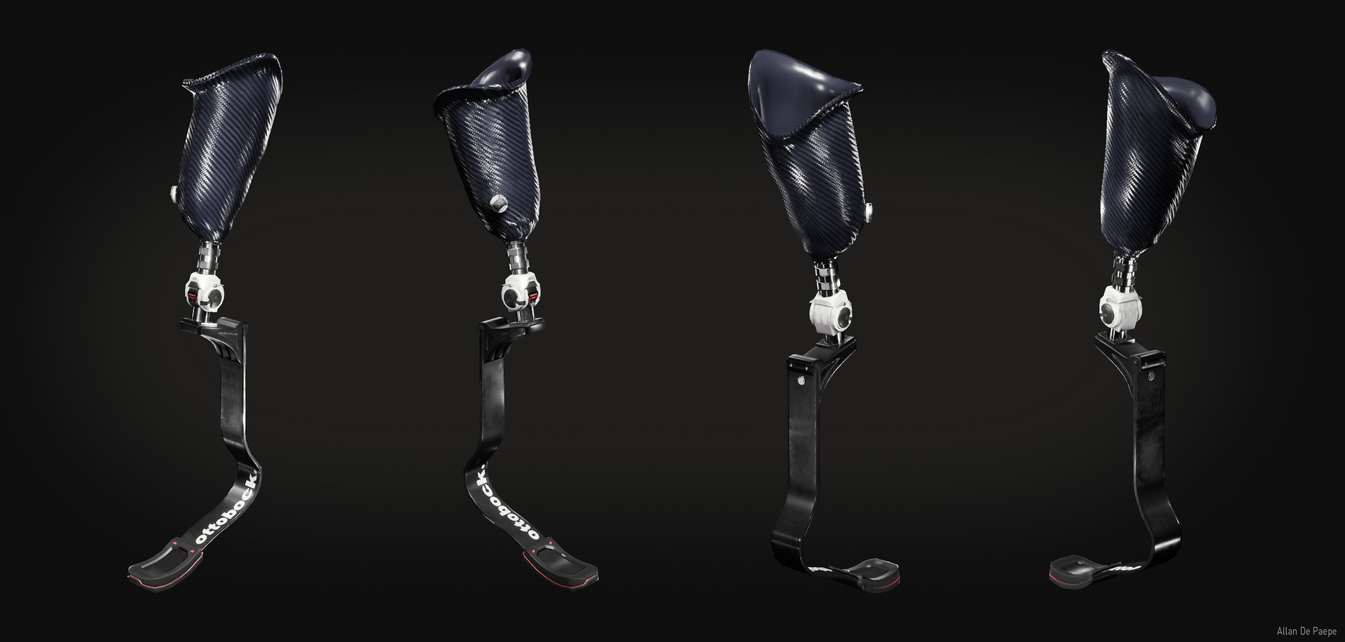 ArtStation - Prosthetic leg