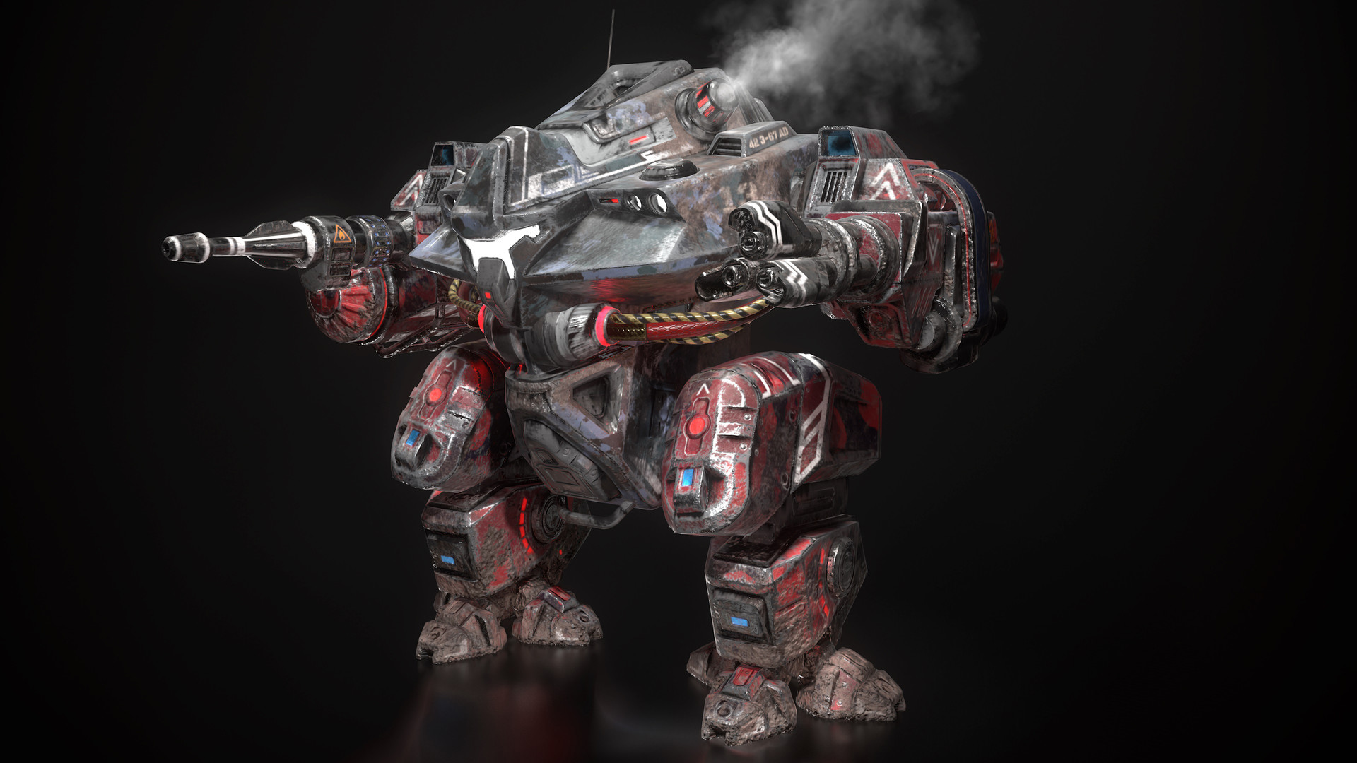 ArtStation - Robot Tank, Yaroslav Stanislavov