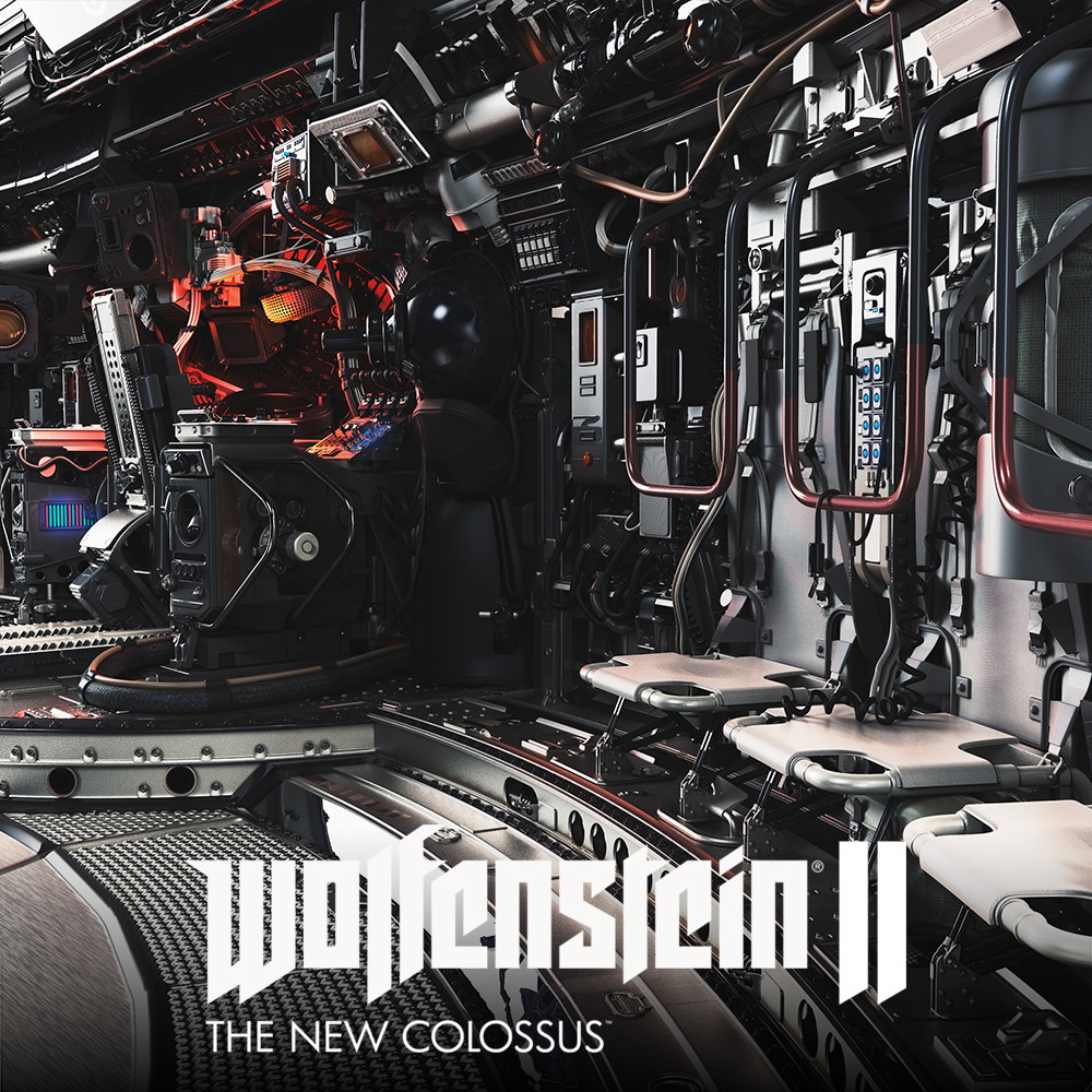 ArtStation - Wolfenstein 2: Haunebu V3 Interior