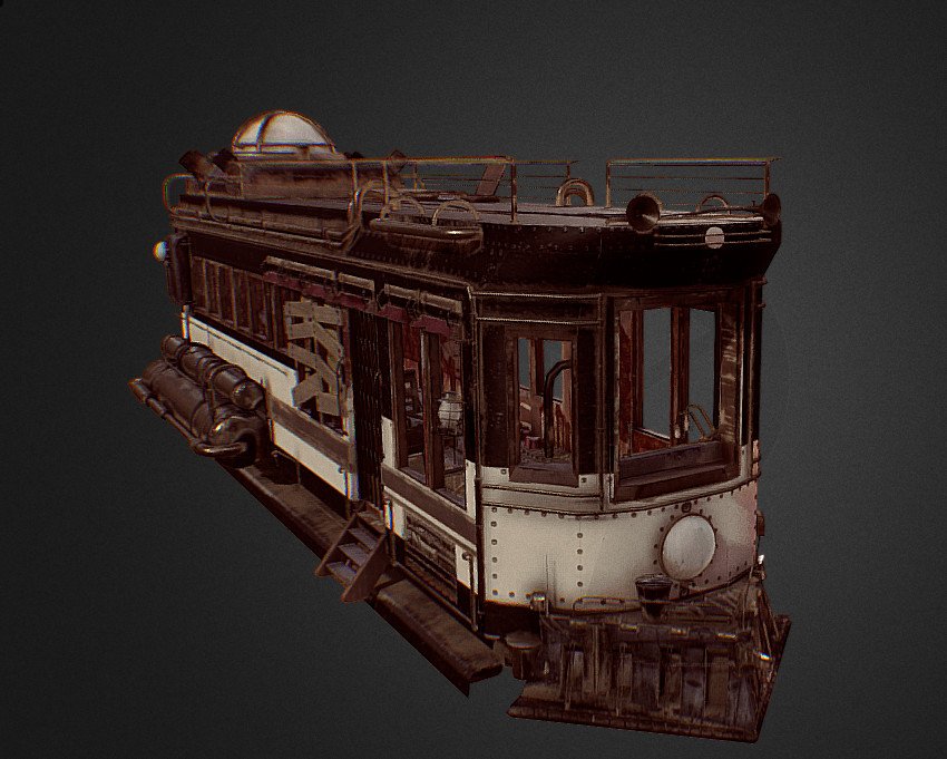 ArtStation - The Flying Tram