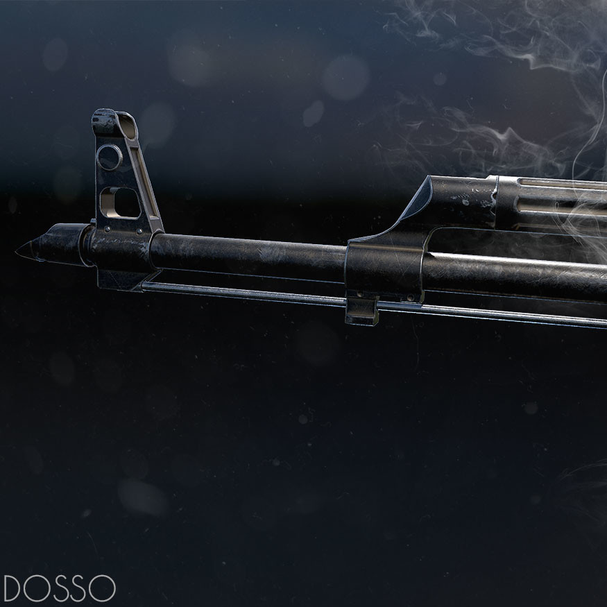 ArtStation - AKM - Assault Rifle