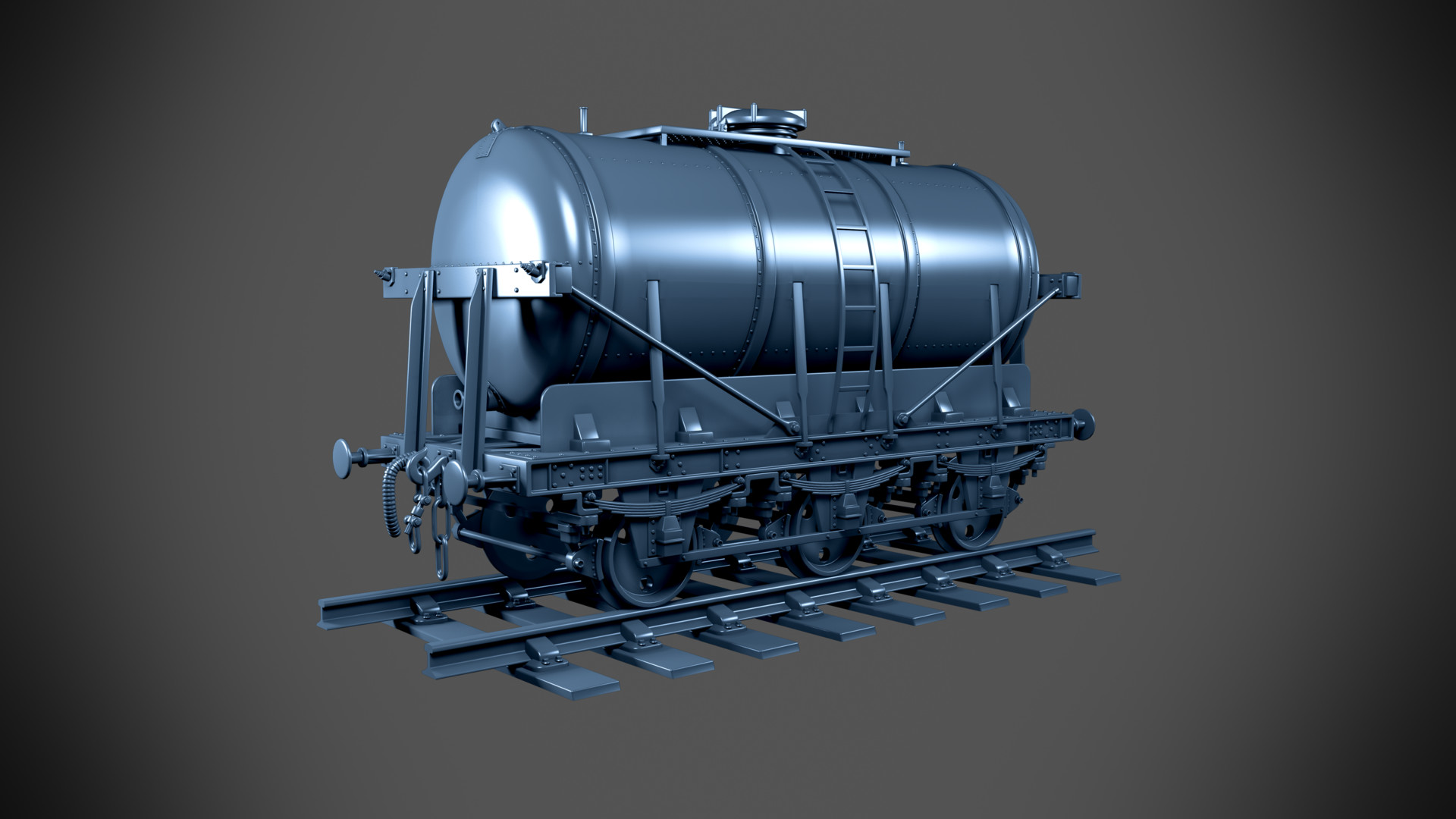 ArtStation - Locomotive Milk Tanker