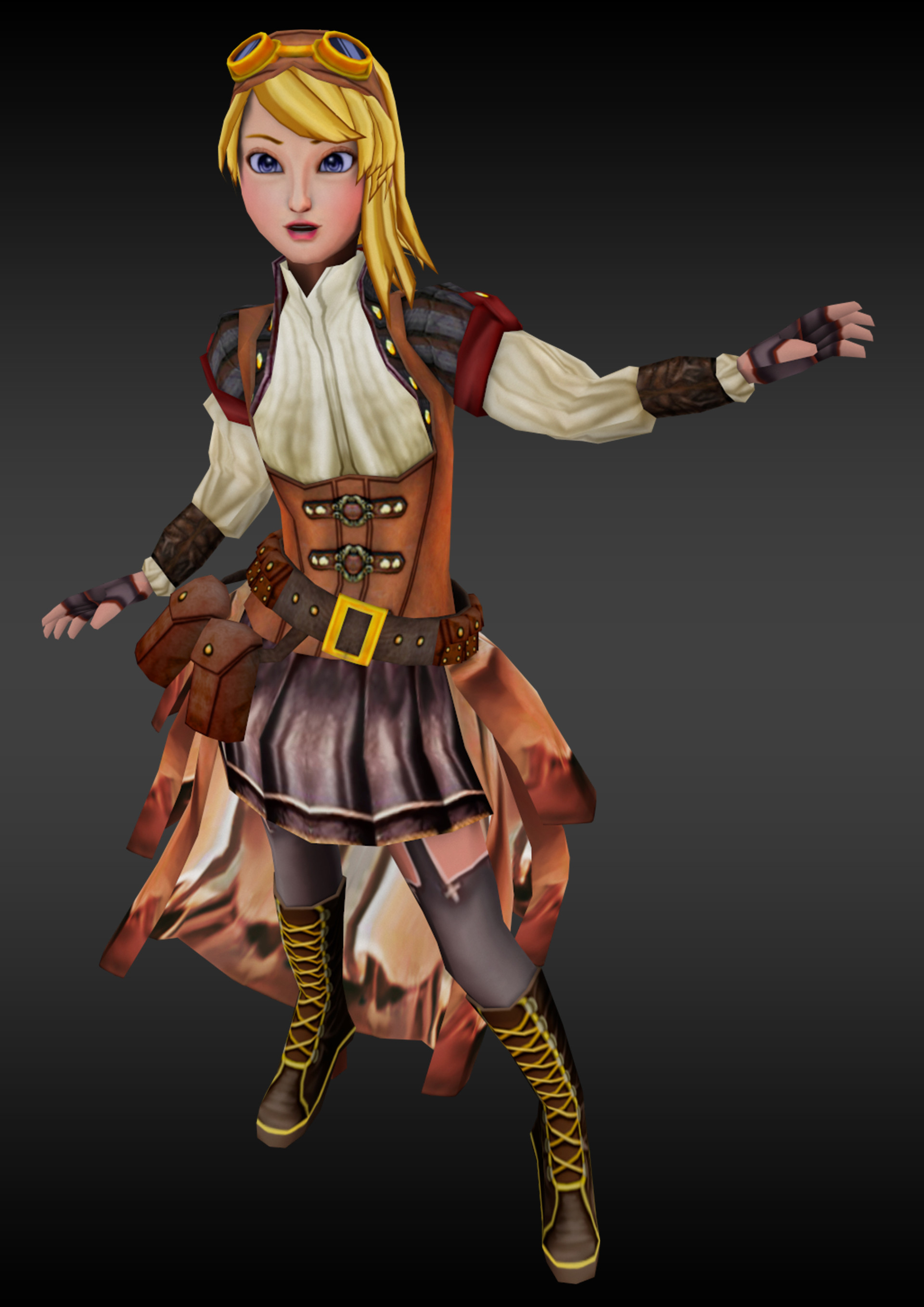 ArtStation - Steampunk Girl