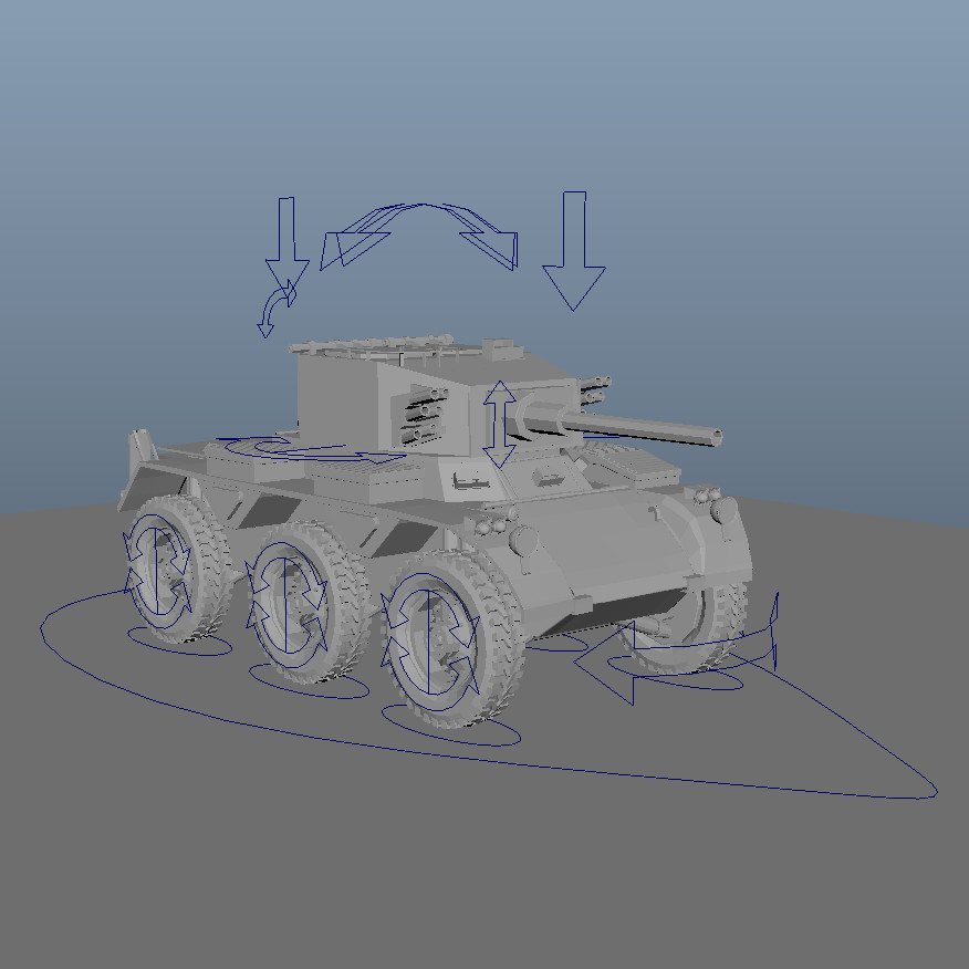 ArtStation - Rigged Tank
