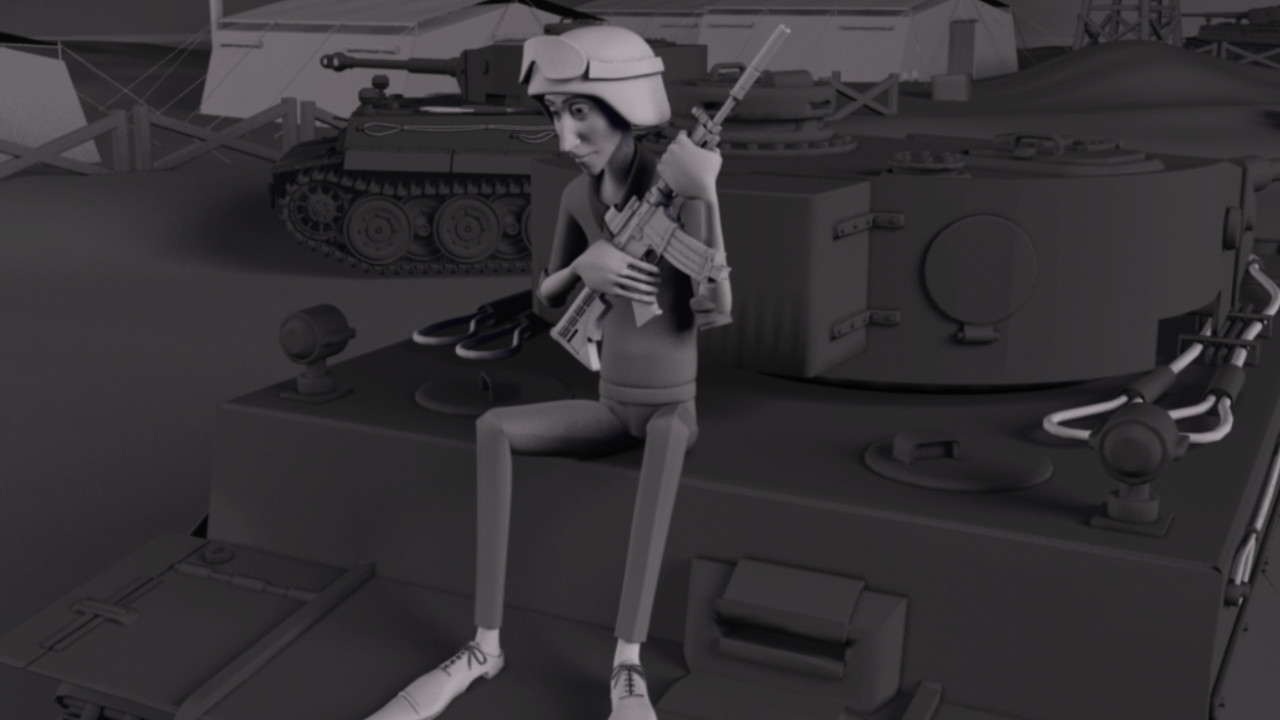 ArtStation - Soldier Idle Variant Animation