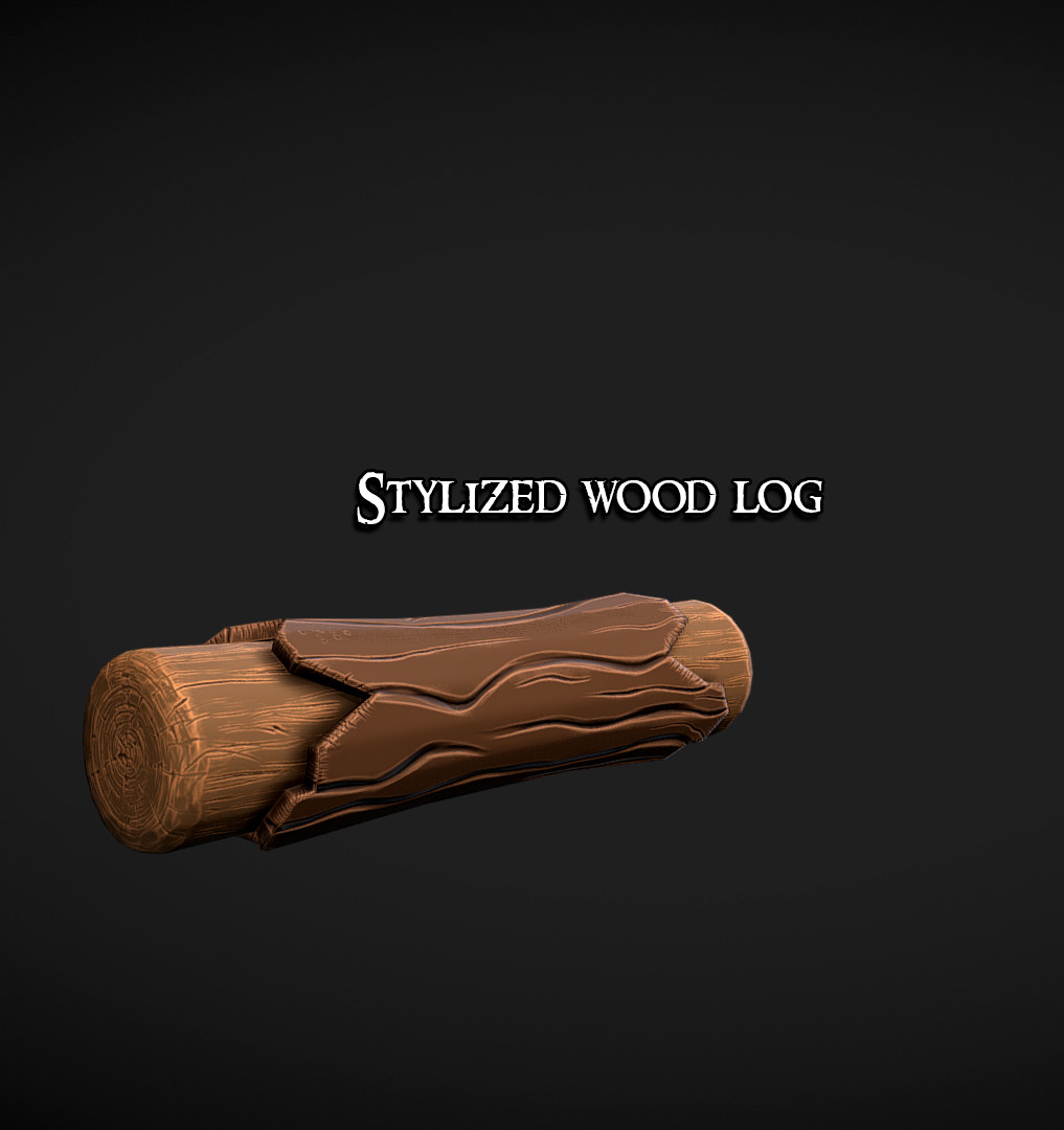 ArtStation - Wood Log