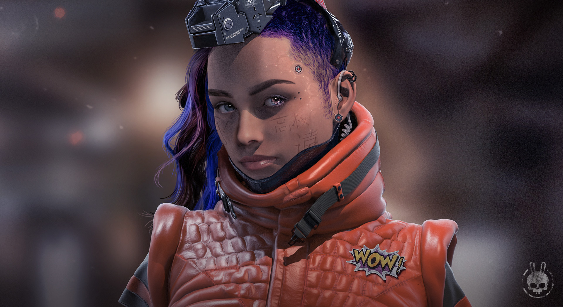 ArtStation - Concept Design of Cyber Girl