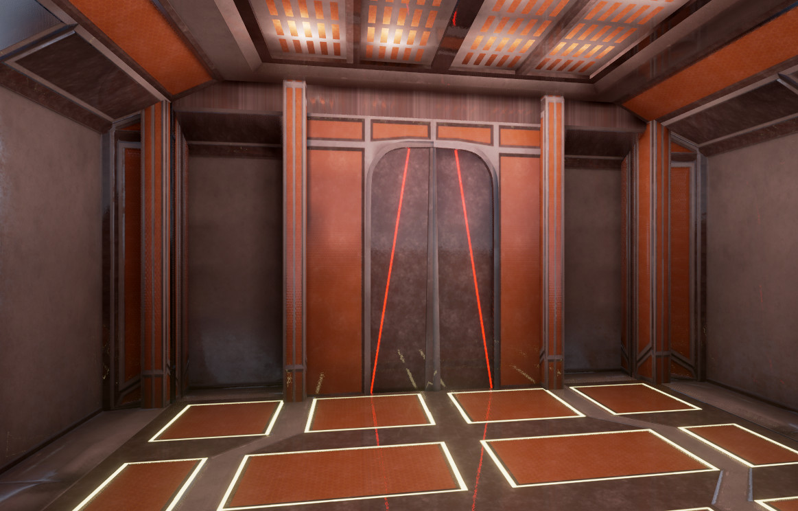 ArtStation - Sci fi hallway