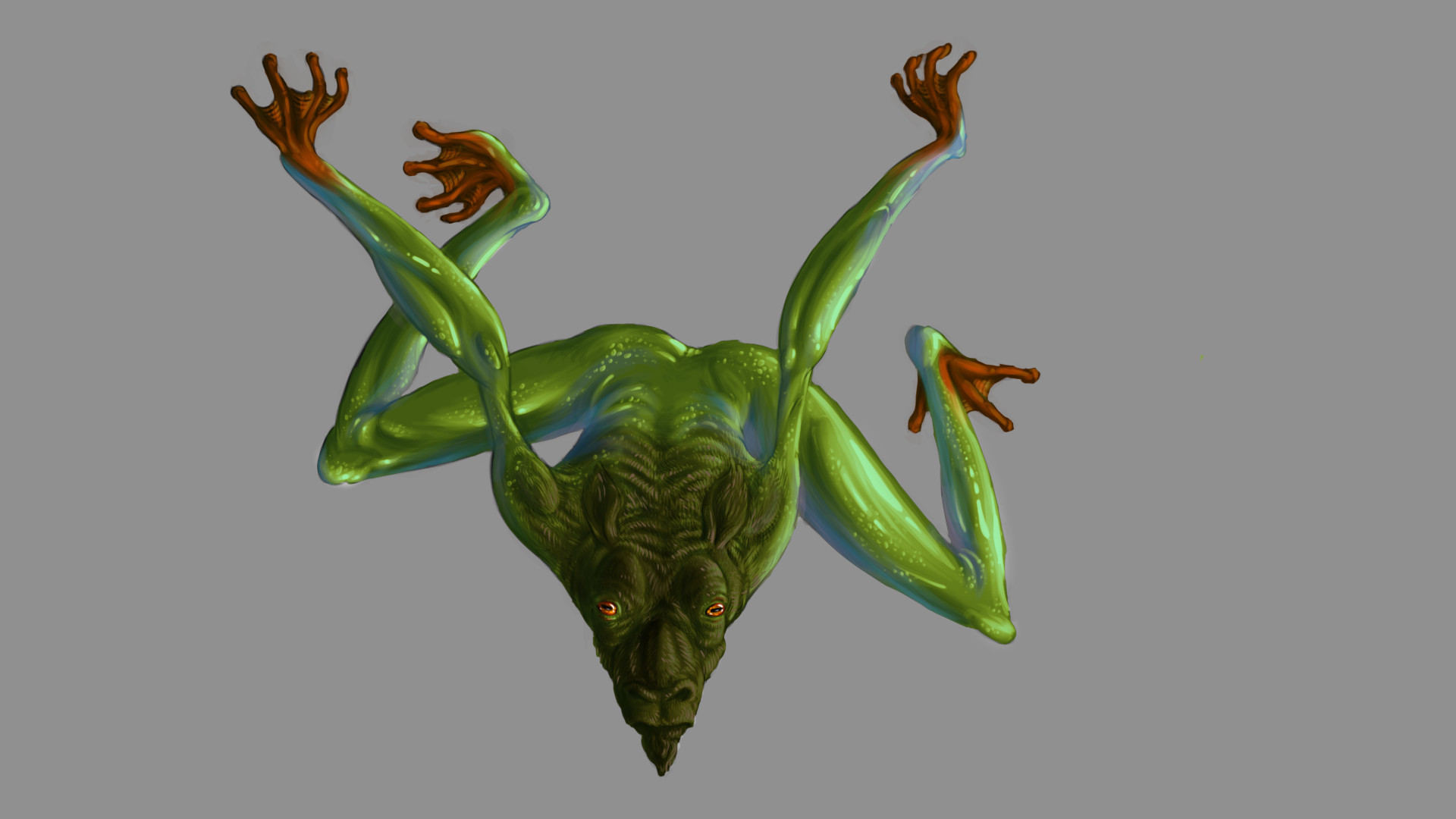 ArtStation - Goat Frog Creature Concept