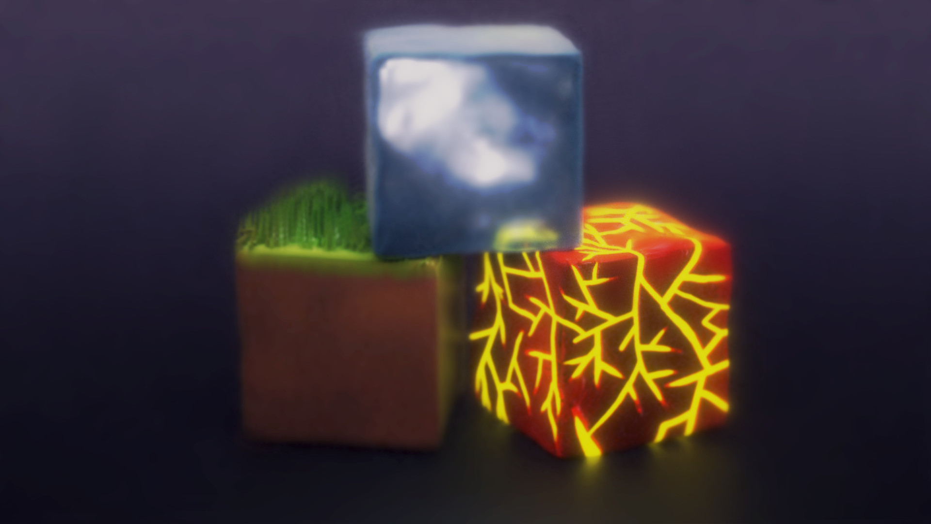 ArtStation - Elemental Cubes