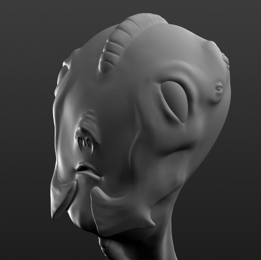 ArtStation - Alien bust