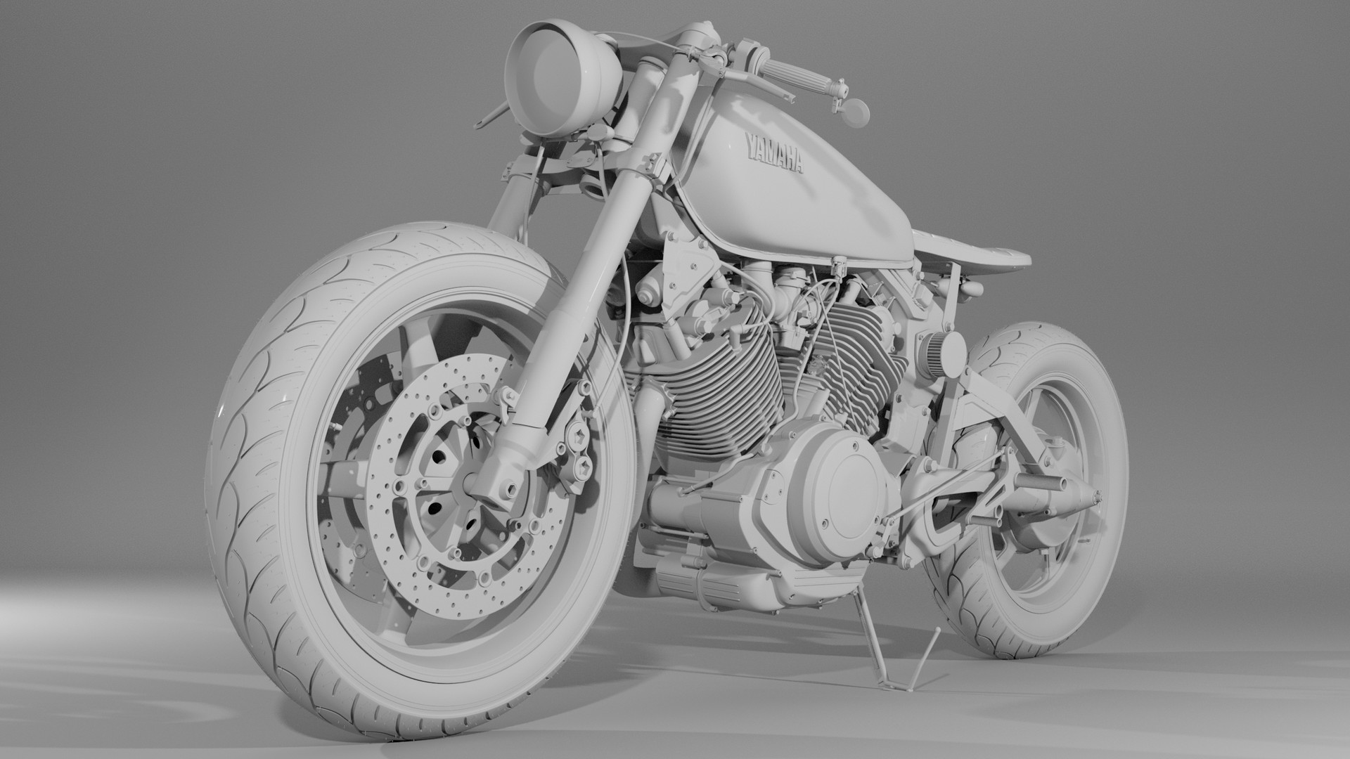 ArtStation - Yamaha xv750