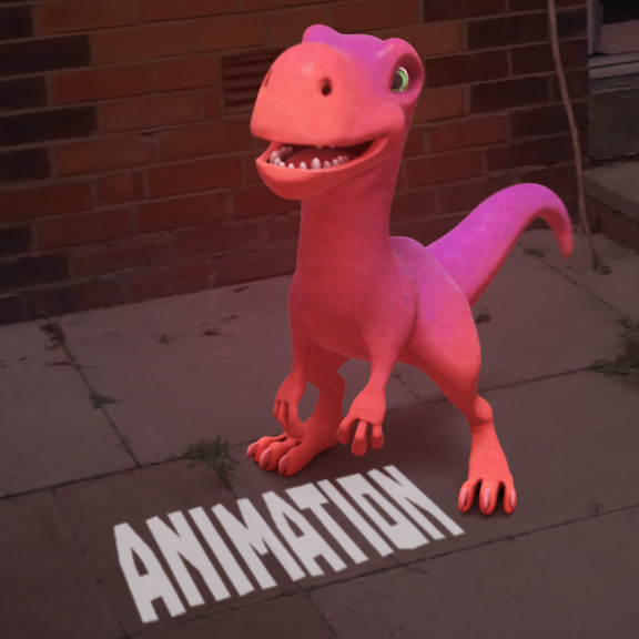 ArtStation - Pink Raptor