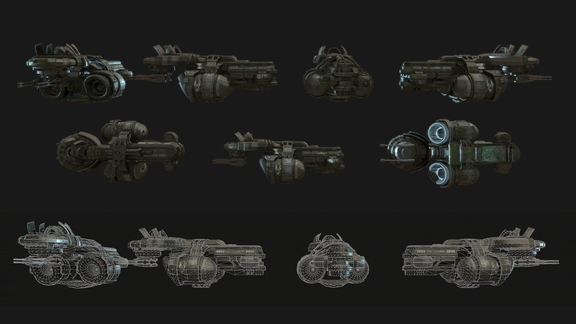 ArtStation - U.N.S.C Gunship (Halo Fan-Art)