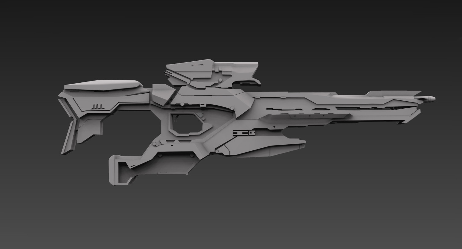 ArtStation - Sci-fi gun