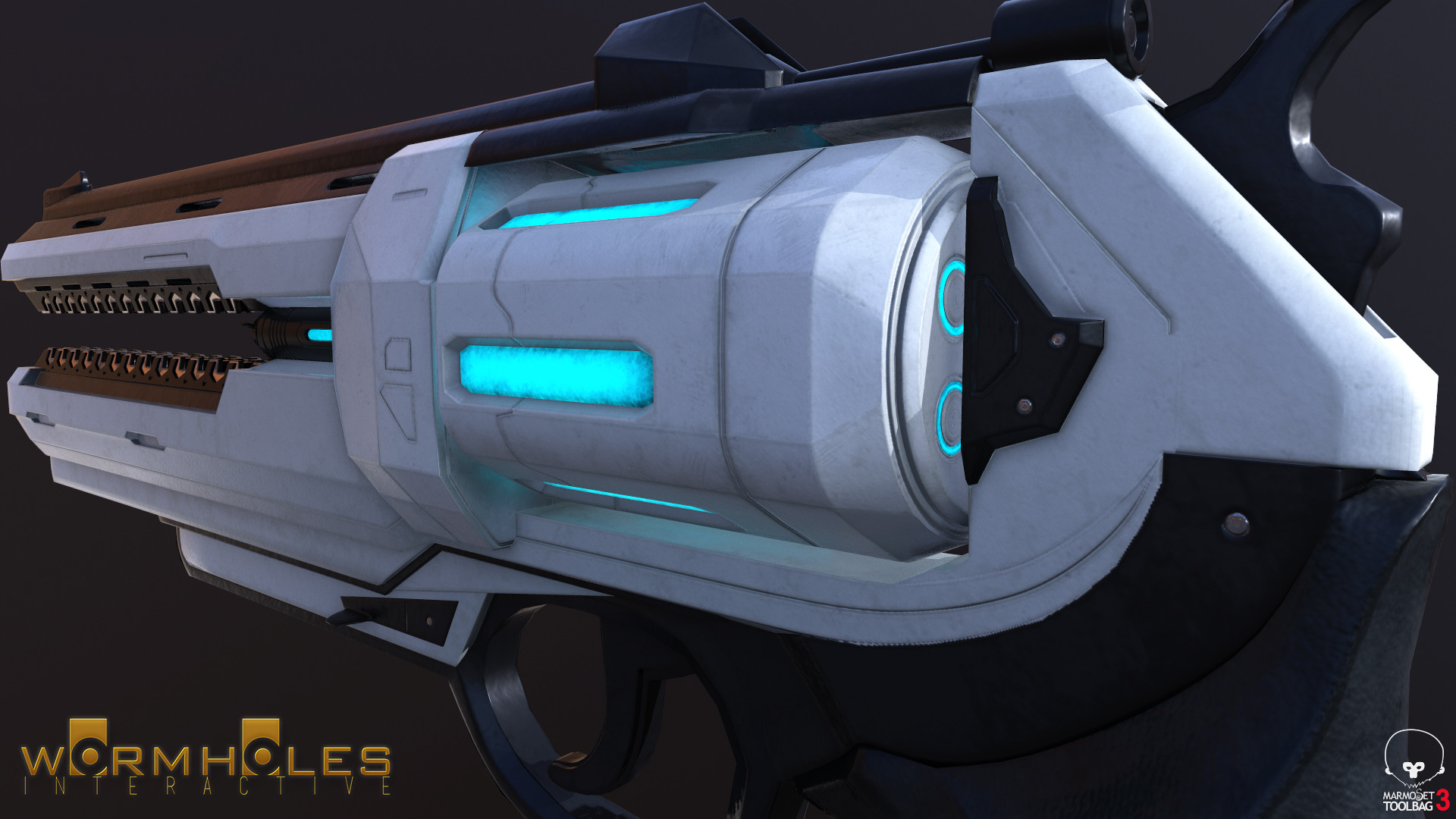 ArtStation - Futuristic gun