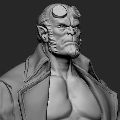 ArtStation - Hellboy (wip)
