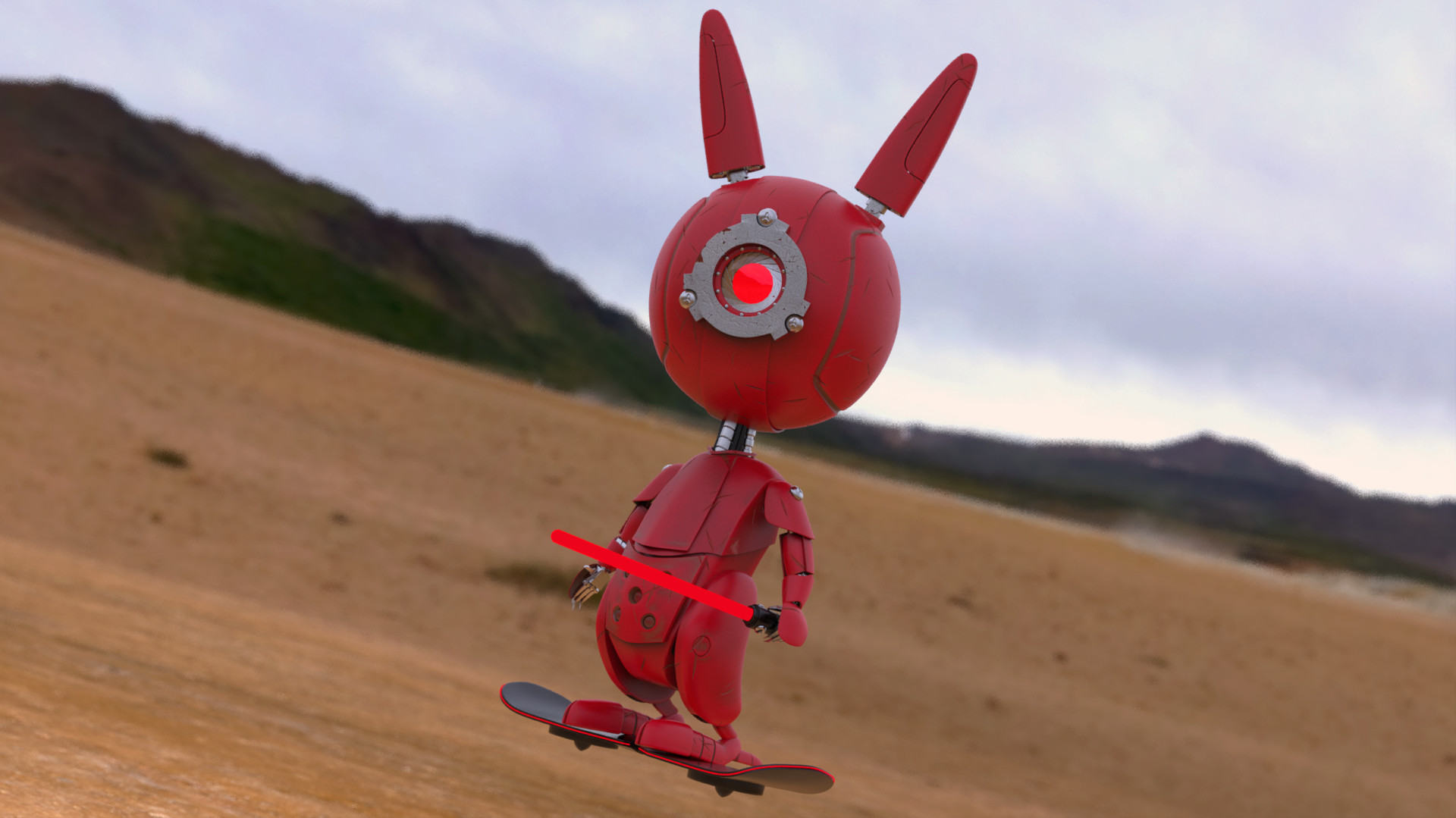 ArtStation - Little Bunny Bot. Codename: LAP 1
