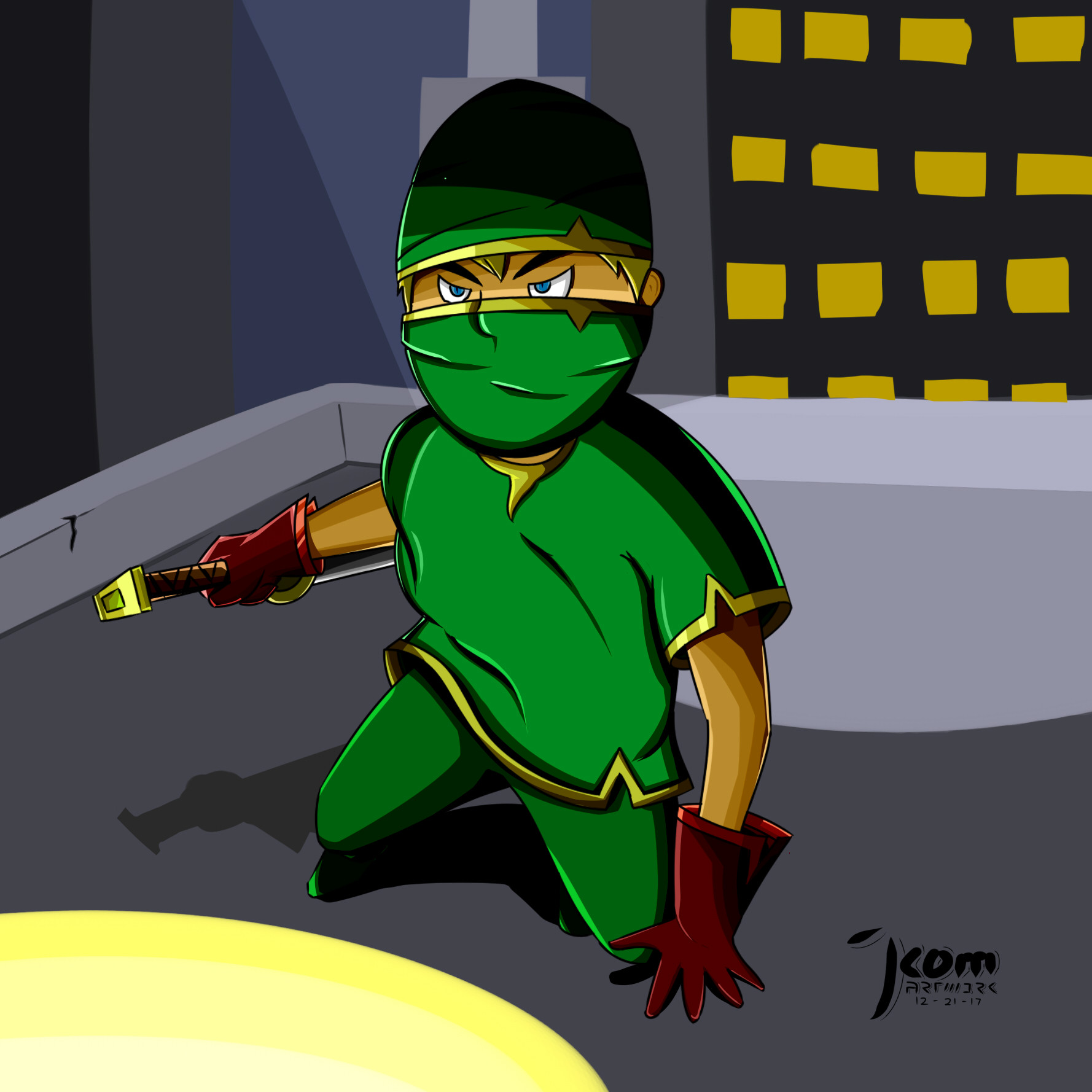 ArtStation - Green ninja