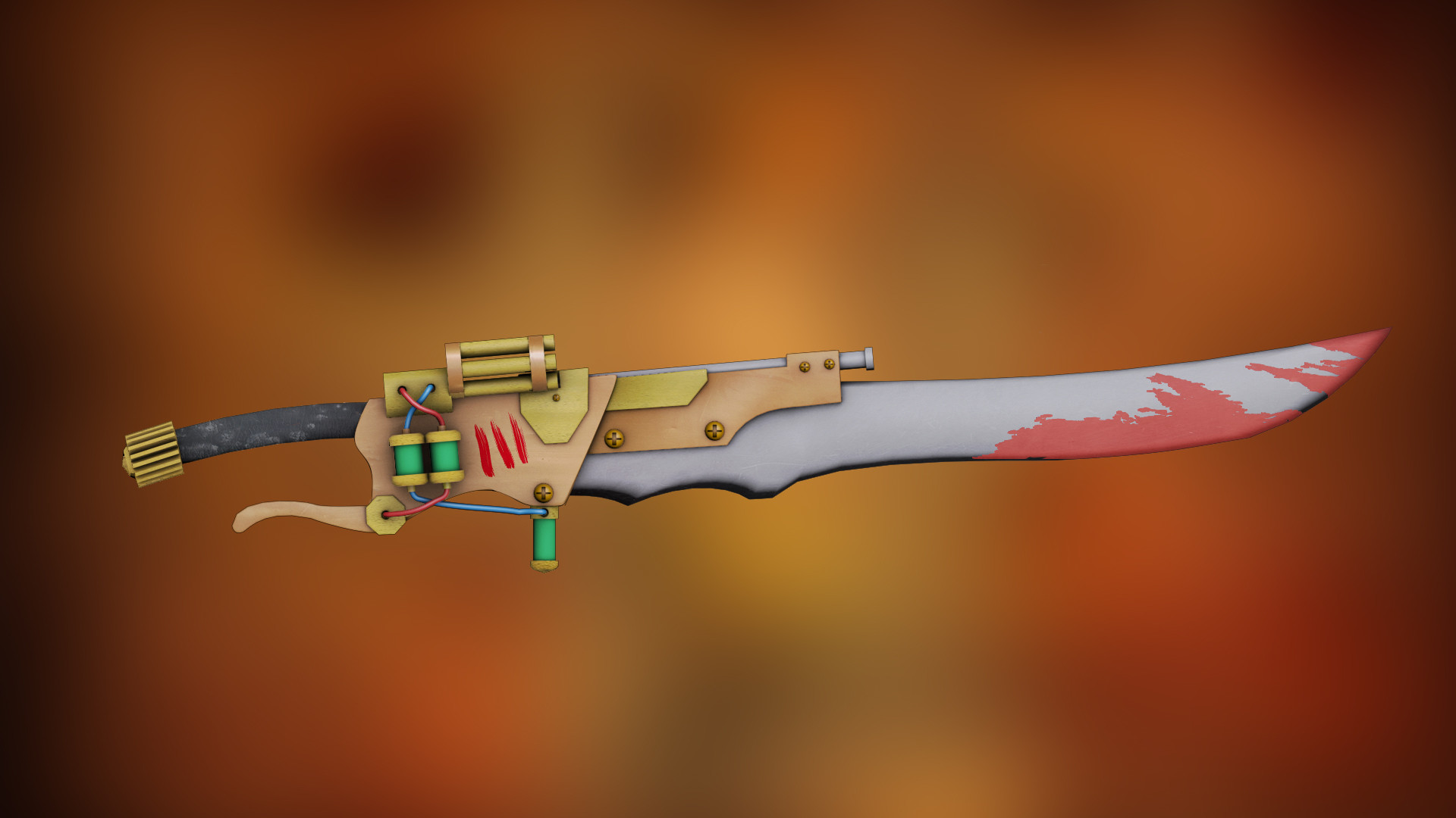 ArtStation - Steampunk Gunsword