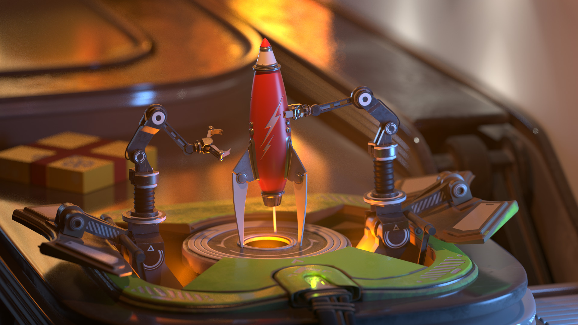 ArtStation - Toy Rocket Factory