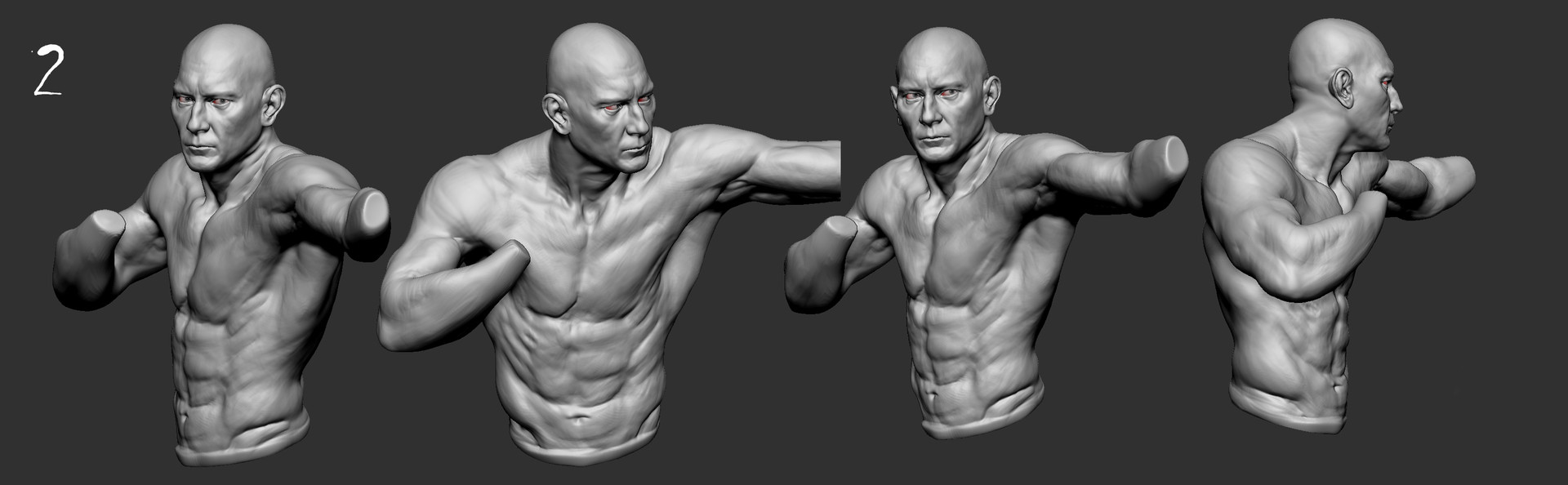 ArtStation - Drawcember 2017 sculpt sketches 1-7