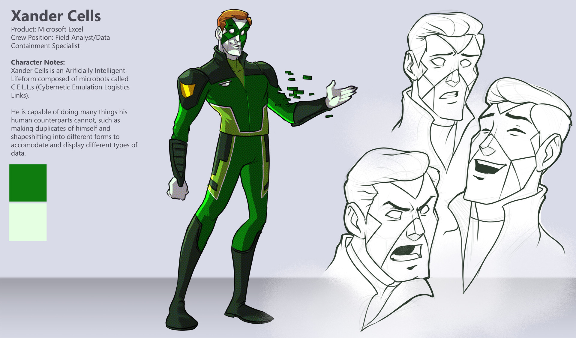 ArtStation - Xander Cells, Microsoft Excel