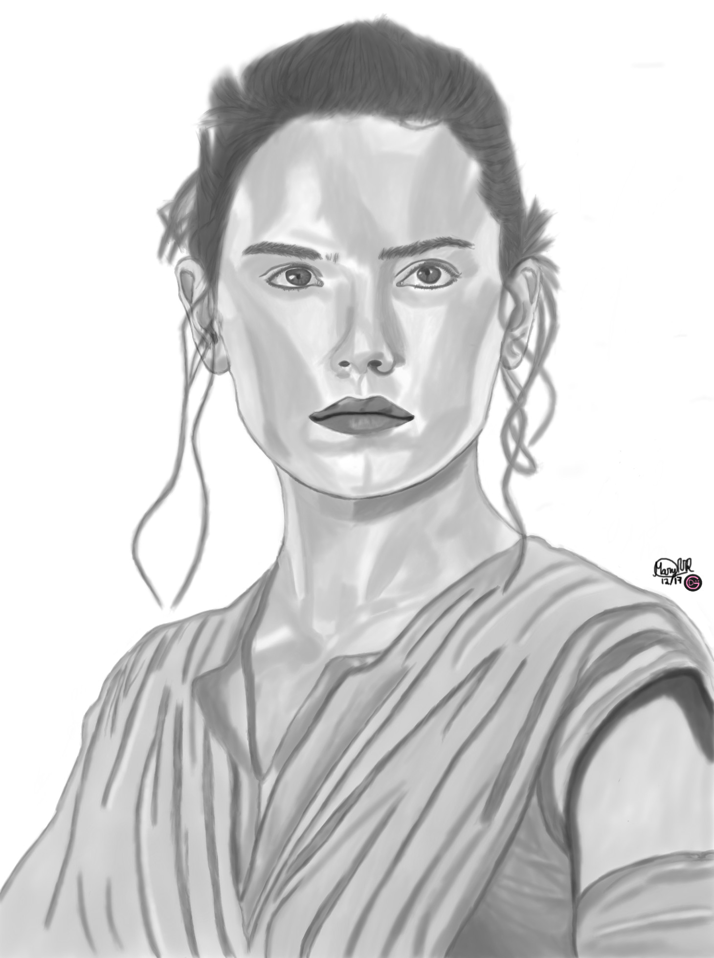 ArtStation - Daisy Ridley Portrait