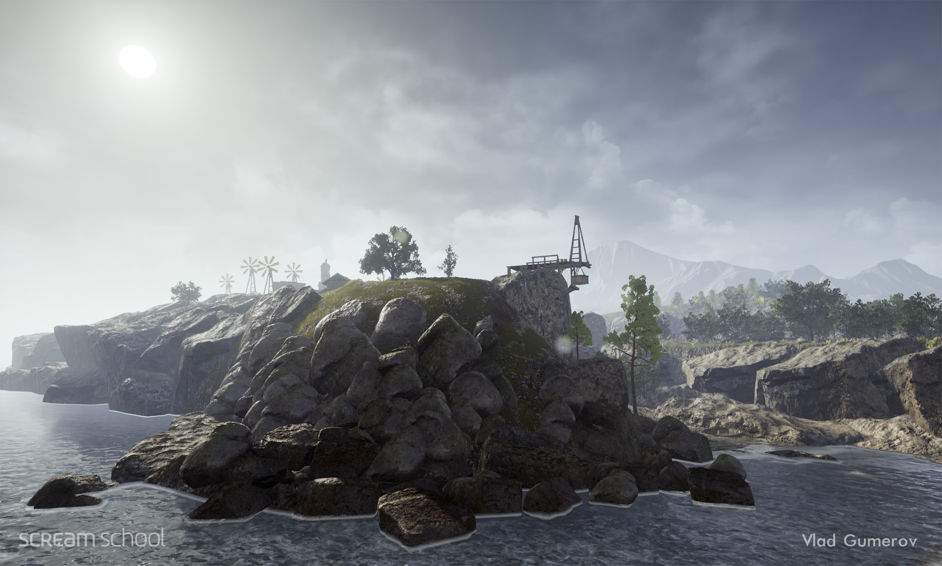 ArtStation - Nothern Coast - Unreal Engine 4 Level Design Study