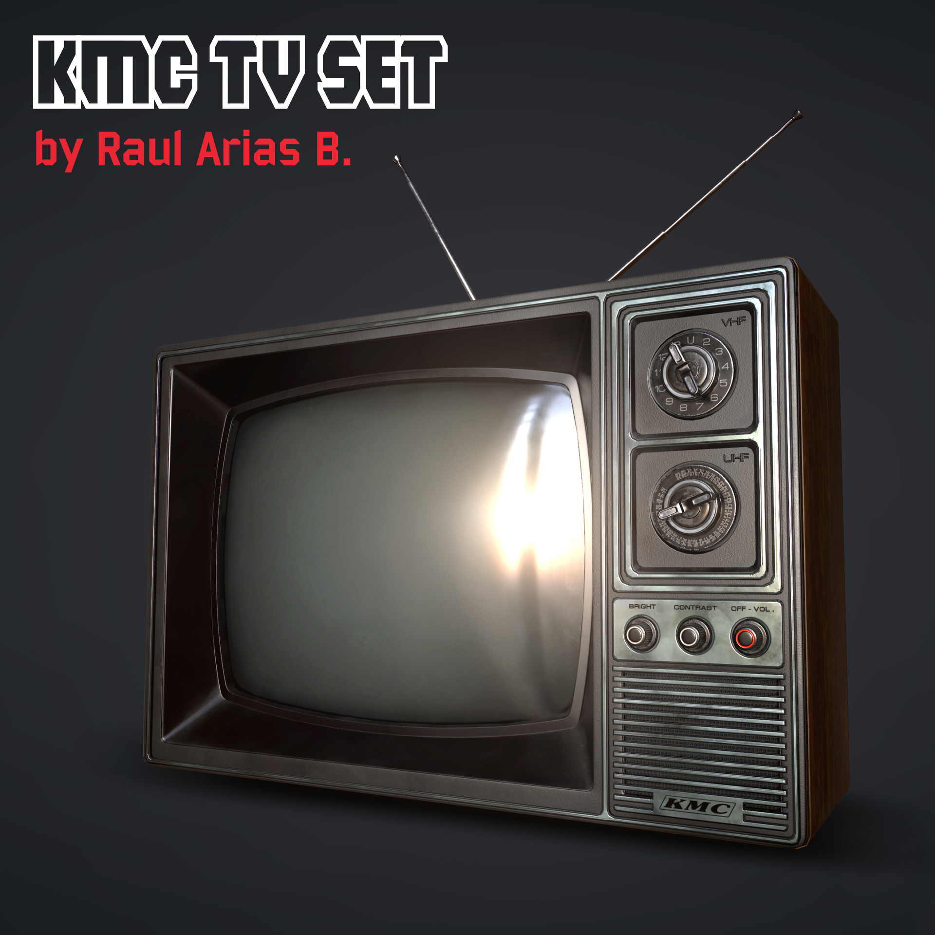 ArtStation - KMC Old TV Set