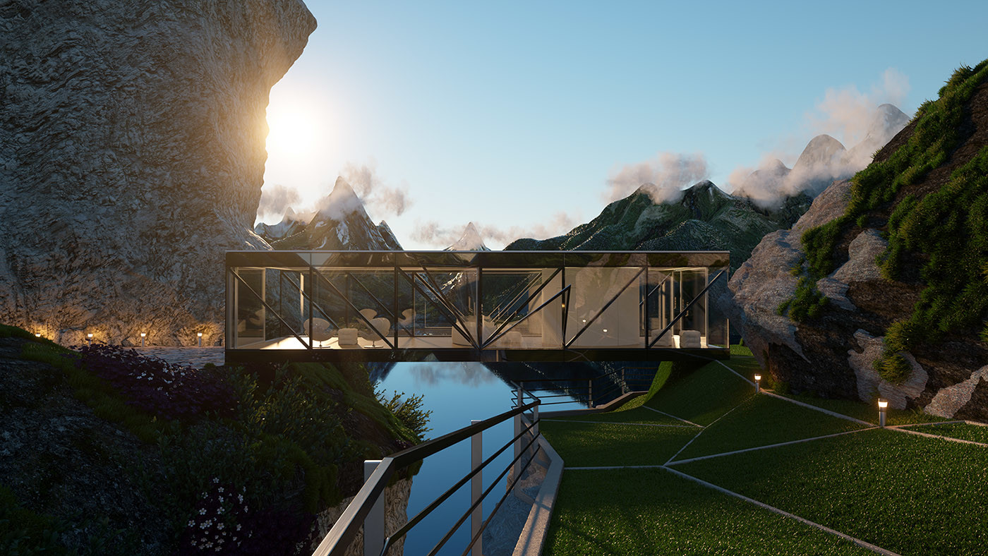 ArtStation - Craig Ellwood Weekend House