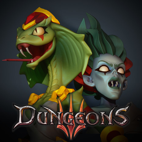 ArtStation - Dungeons 3 Naga and Banshee
