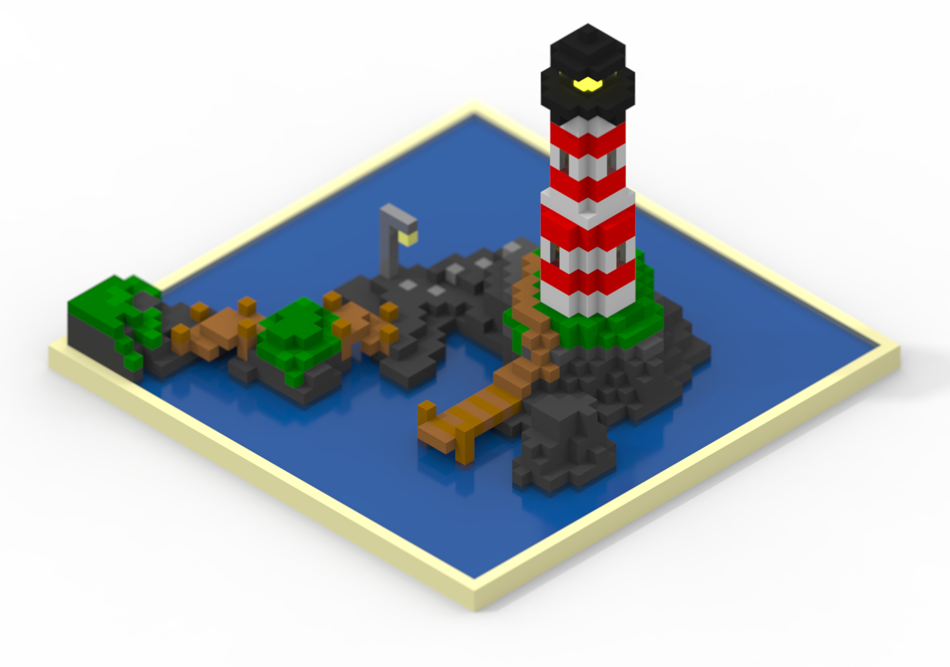 ArtStation - Voxel Lighthouse