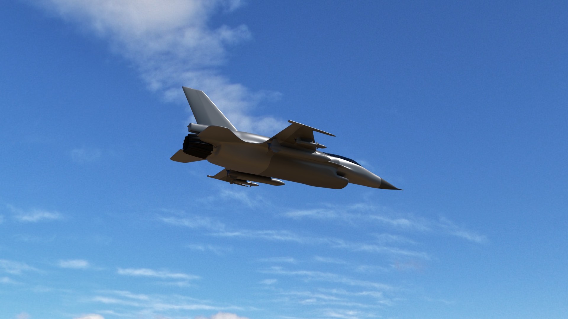 ArtStation - fighter jet model