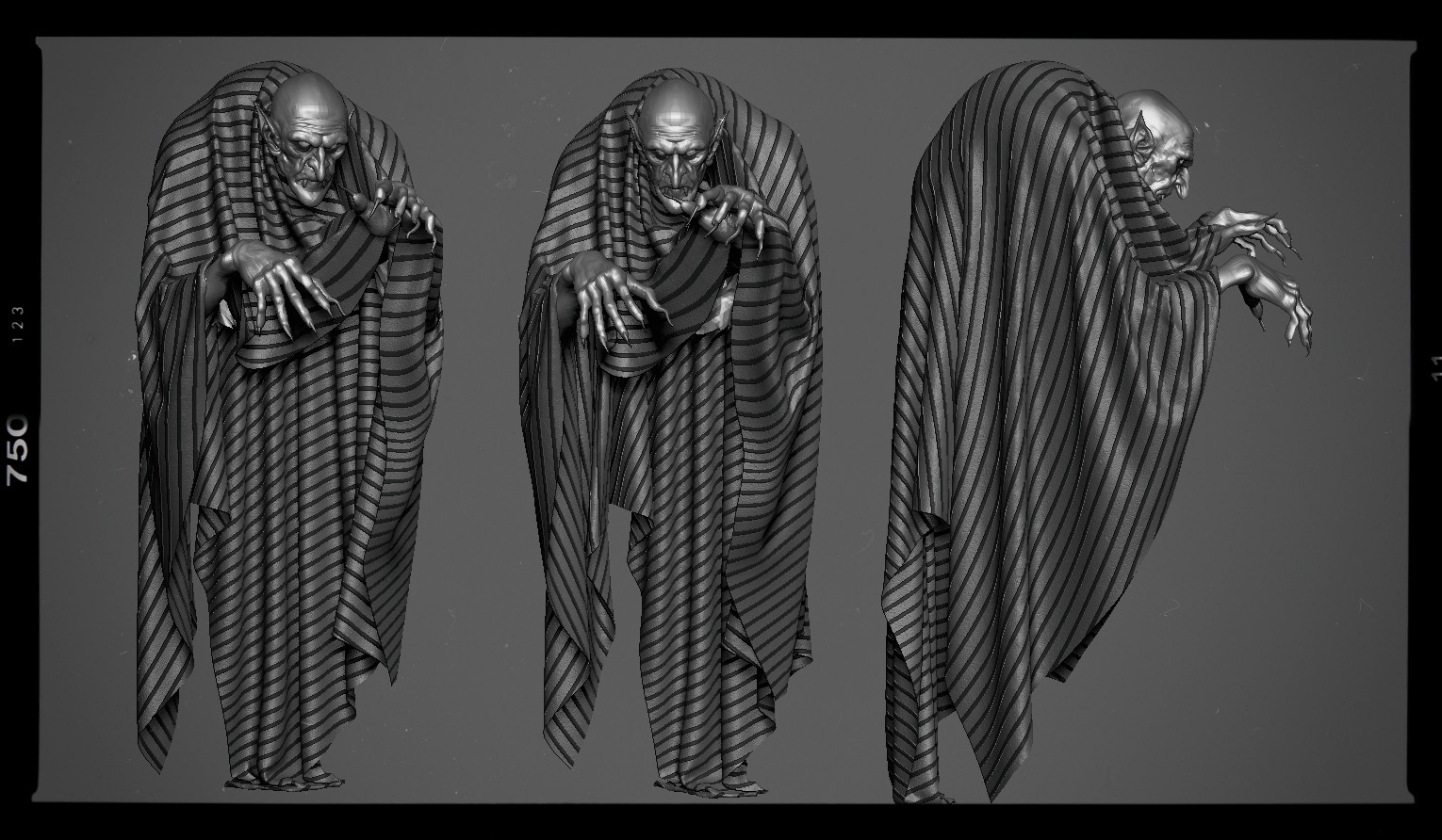 ArtStation - Nosferatu speed sculpt done in 3 Hours WIP